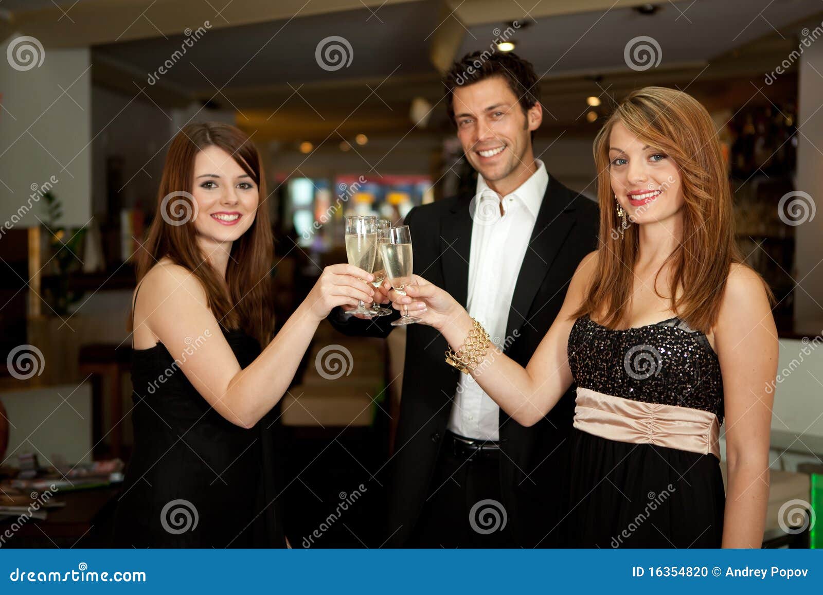 Friends celebrating stock photo. Image of entertainment - 16354820