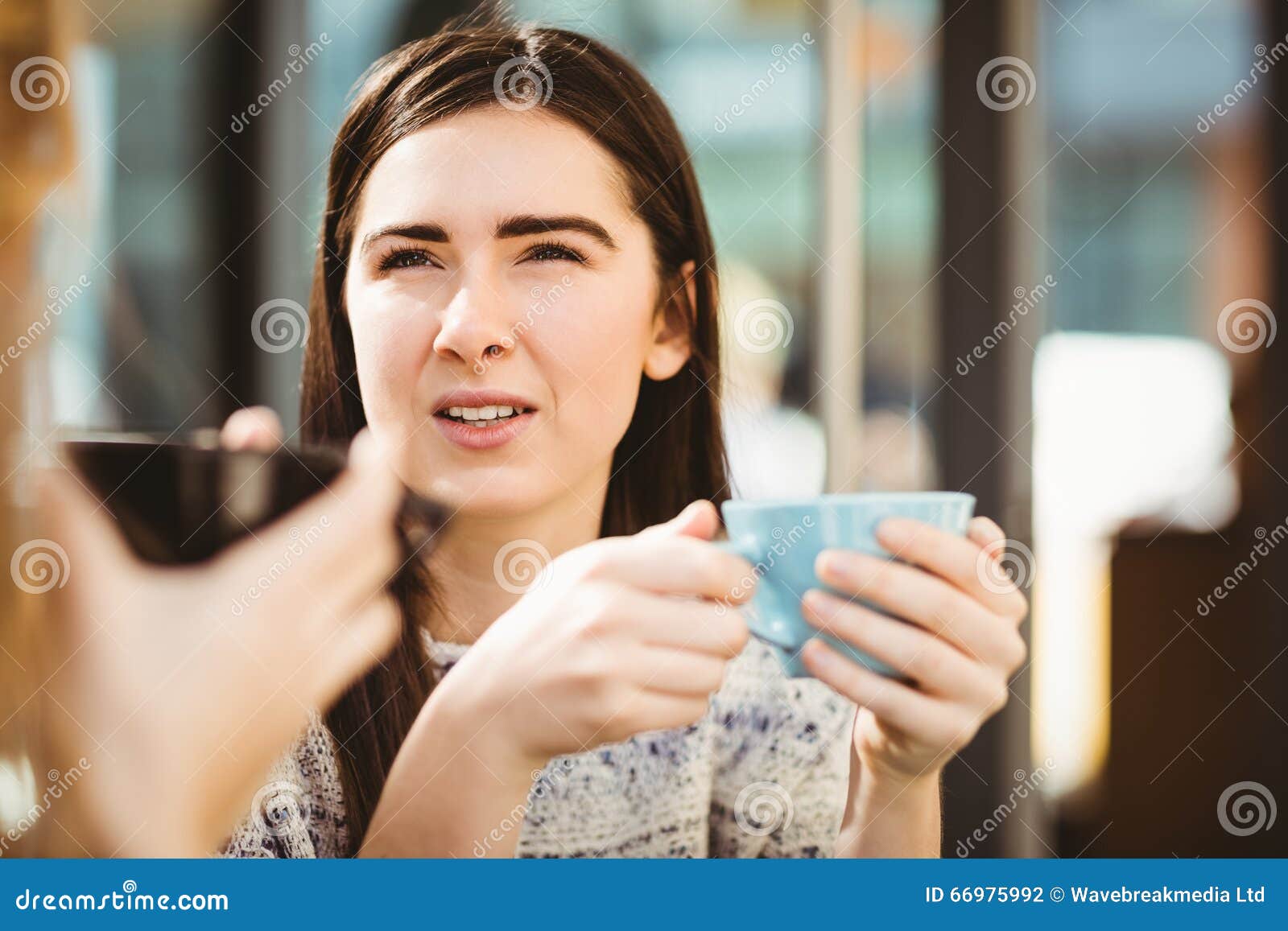 Friends Chatting Over Coffee Stock Photo - Image of friendship ...