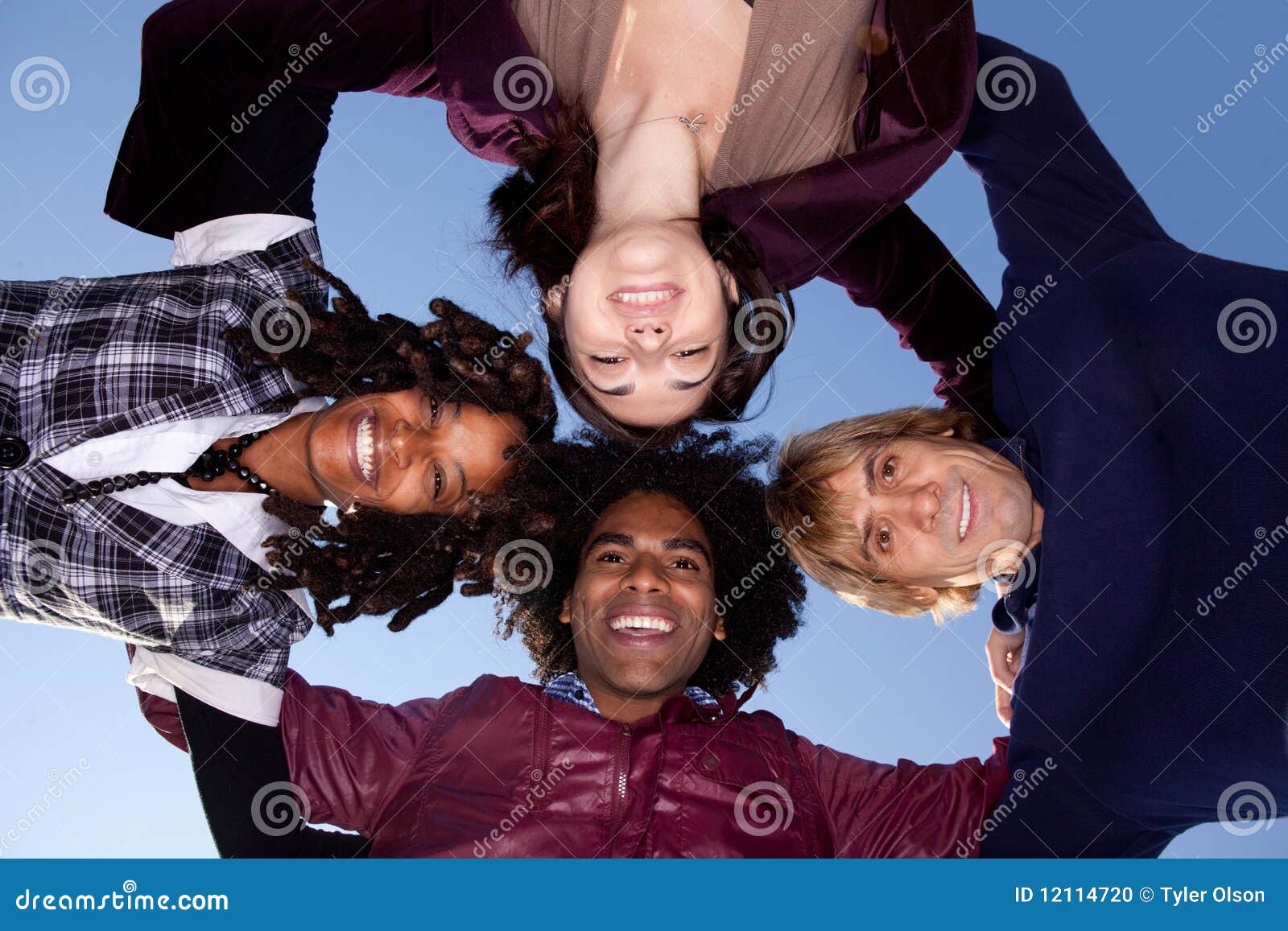 Friends Circle stock photo. Image of multicultural, male - 12114720