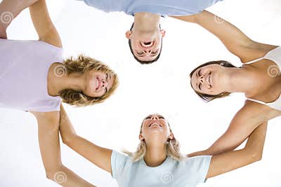 Friends circle stock image. Image of interacting, leisure - 6448723