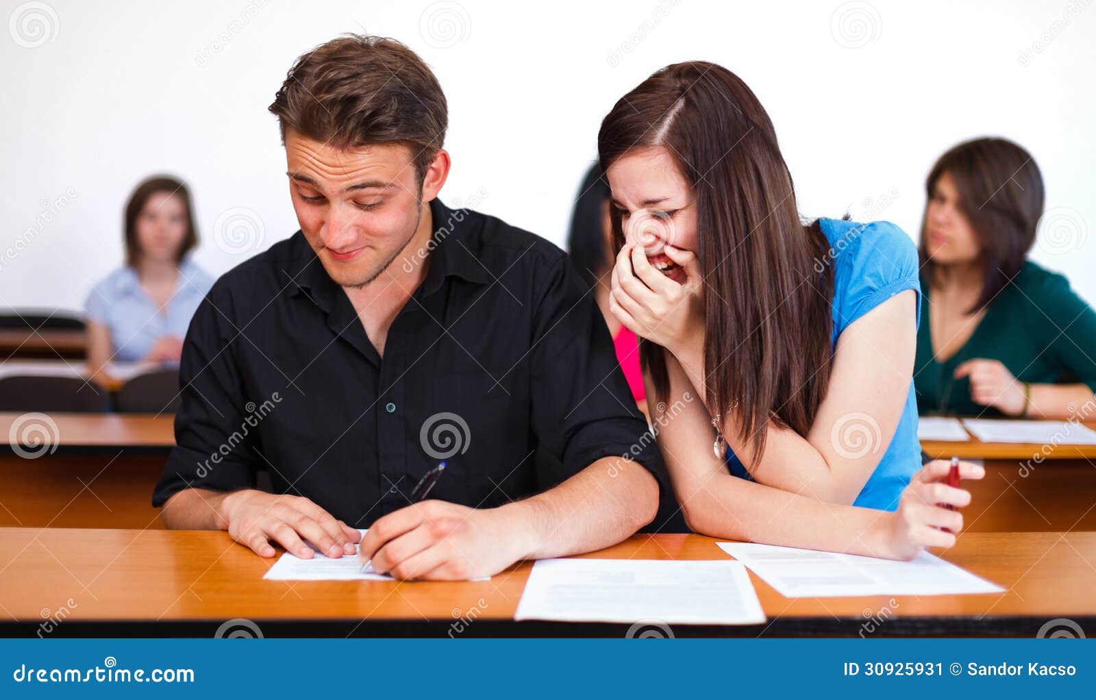 Friends in Class stock image. Image of finals, classmates - 30925931
