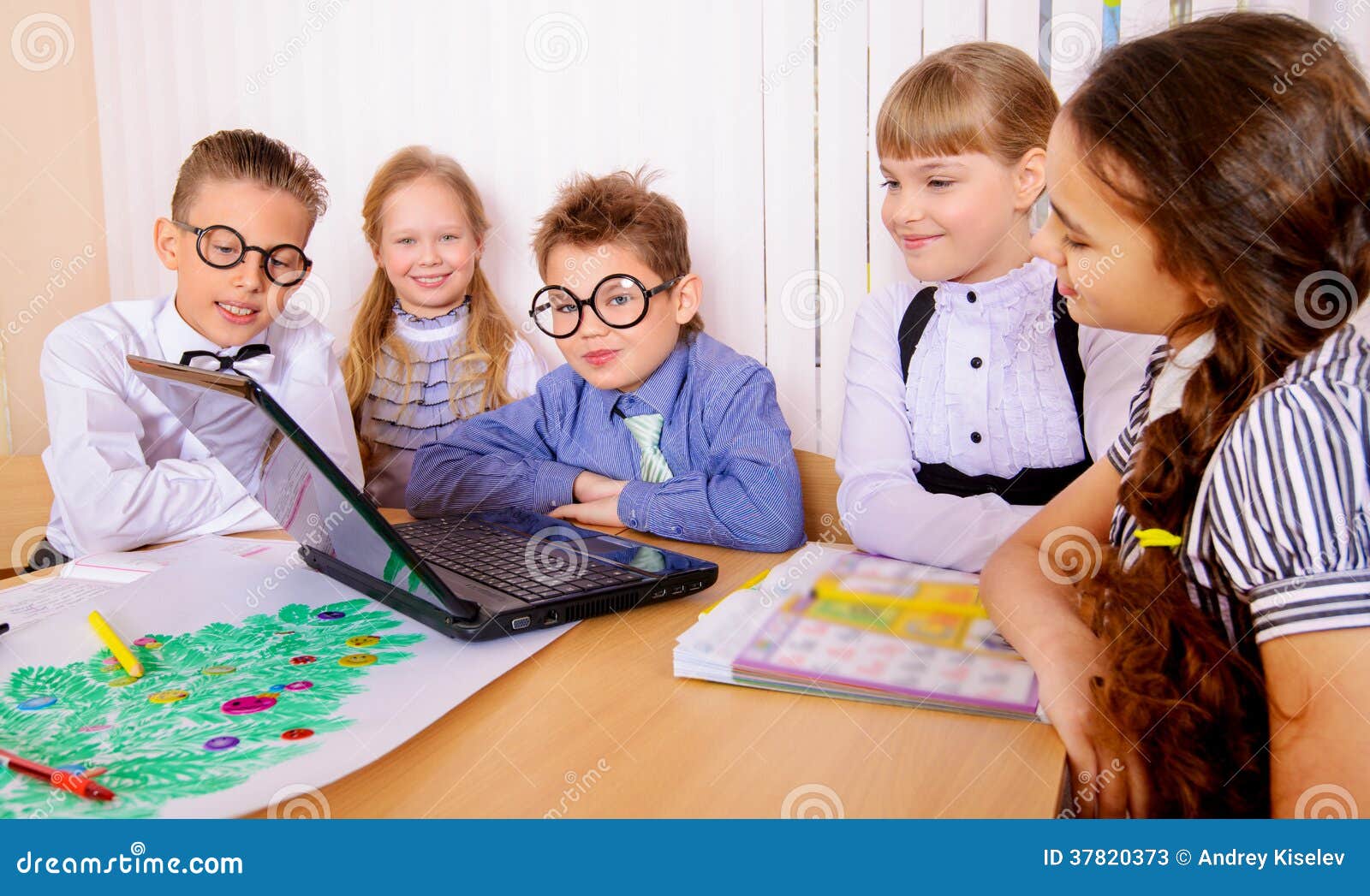 Friends class stock image. Image of schoolboys, books - 37820373