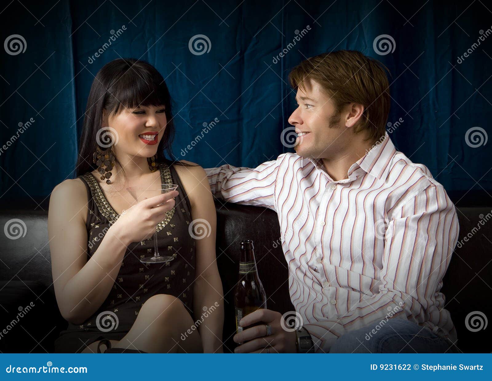 Friends at club stock photo. Image of date, lovers, attractive - 9231622