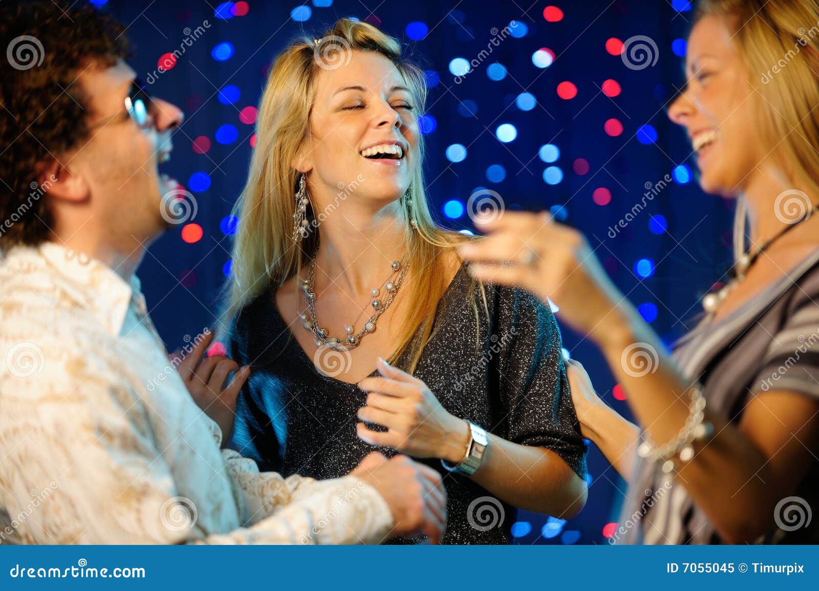 Friends clubbing stock image. Image of lifestyle, laugh - 7055045