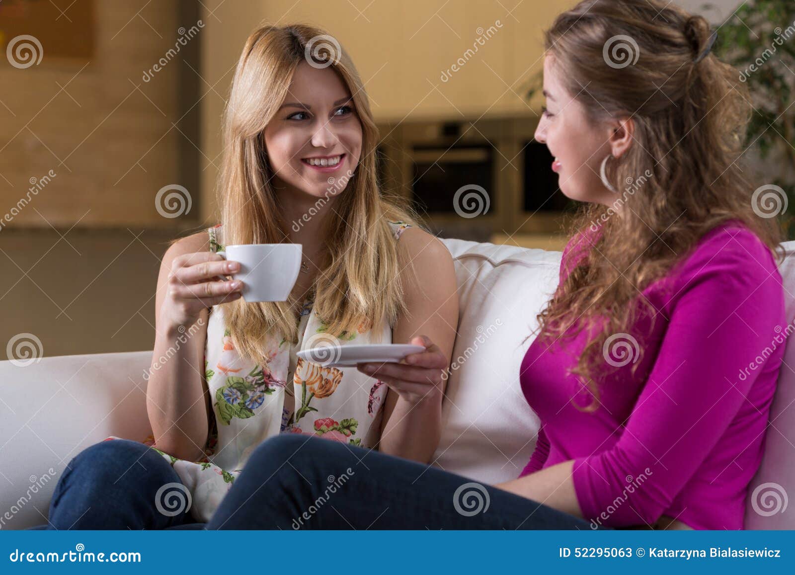 Friends and coffee time stock image. Image of person - 52295063