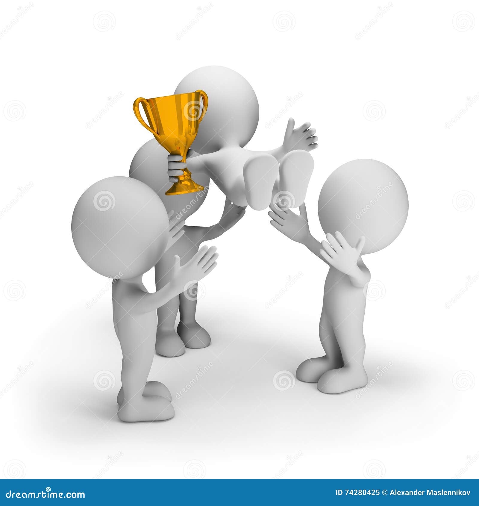 Friends Congratulate On Holiday. Congratulation, Felicitation Concept ...