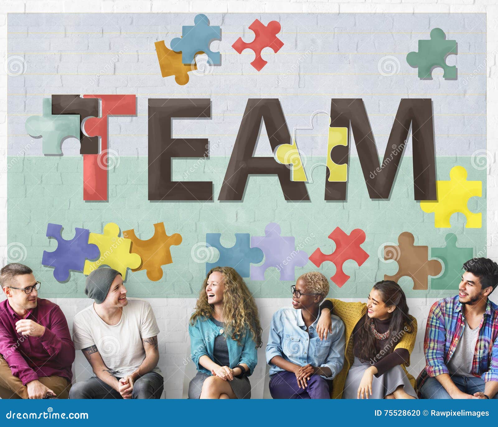 Friends Connection Digital Devices Technology Network Concept Stock ...