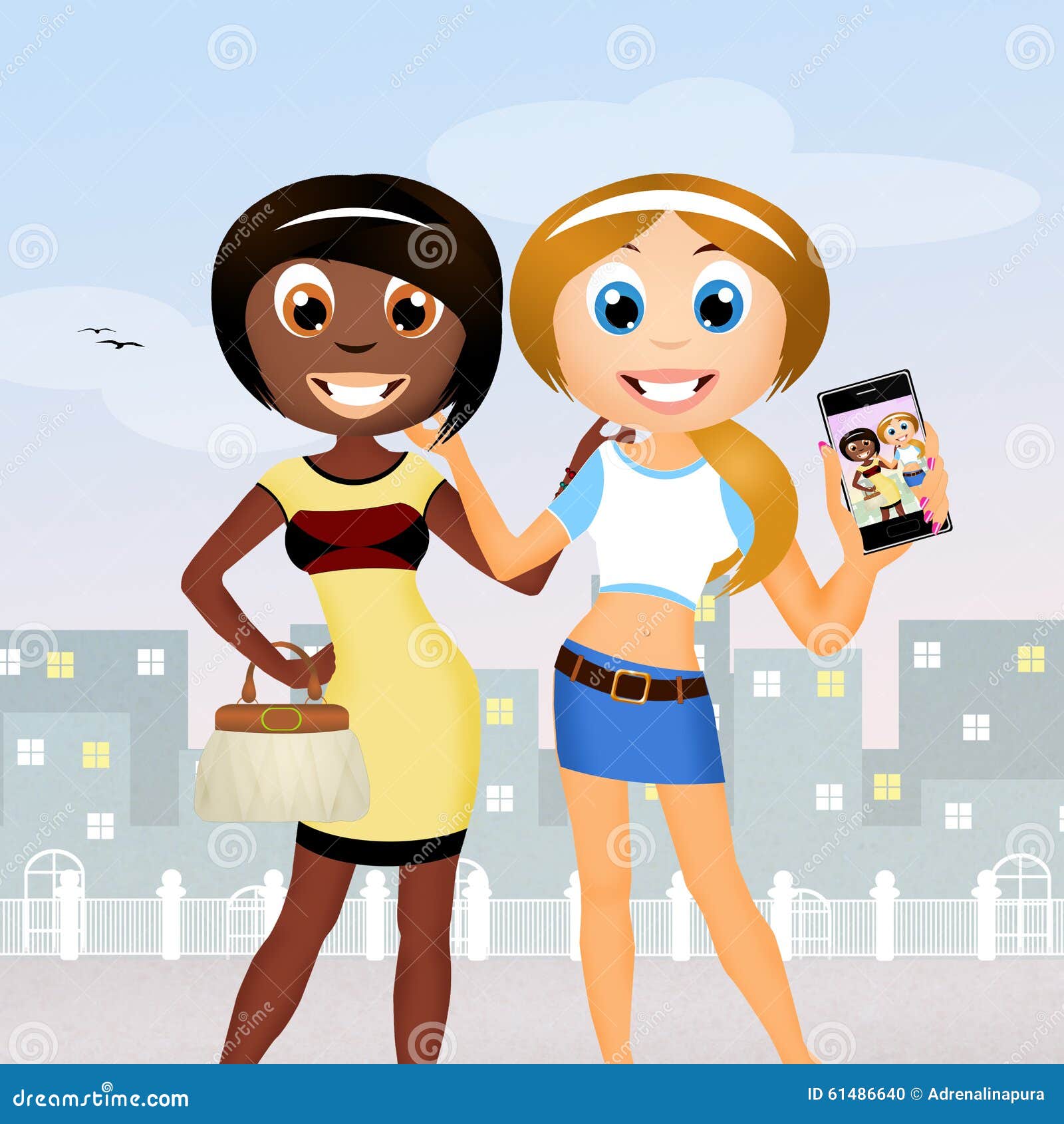 Girl Friends Of Different Races