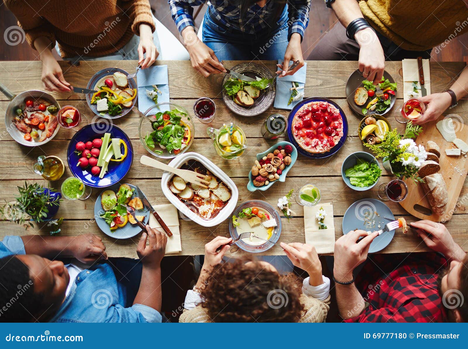 Friends dining stock photo. Image of occasion, eating - 69777180