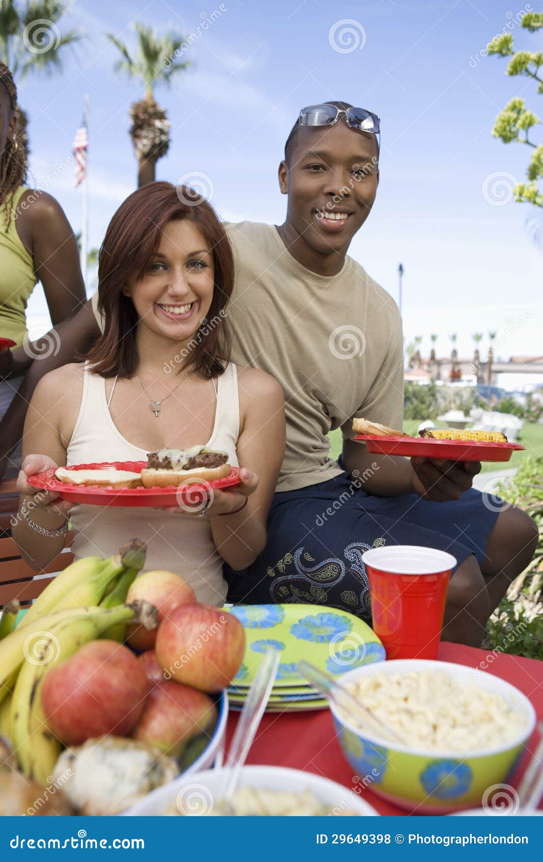 Friends Eating Food Together Stock Photo - Image of happiness ...
