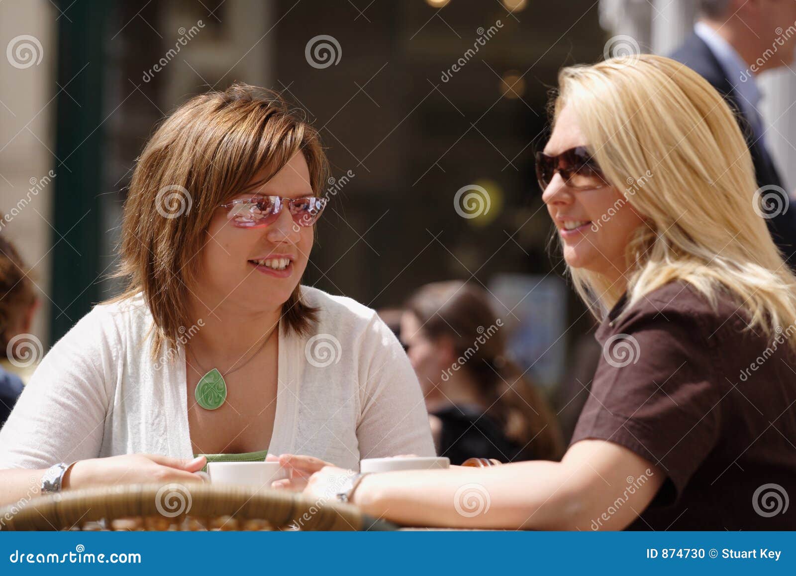 Friends enjoying coffee stock photo. Image of couple, drinking - 874730