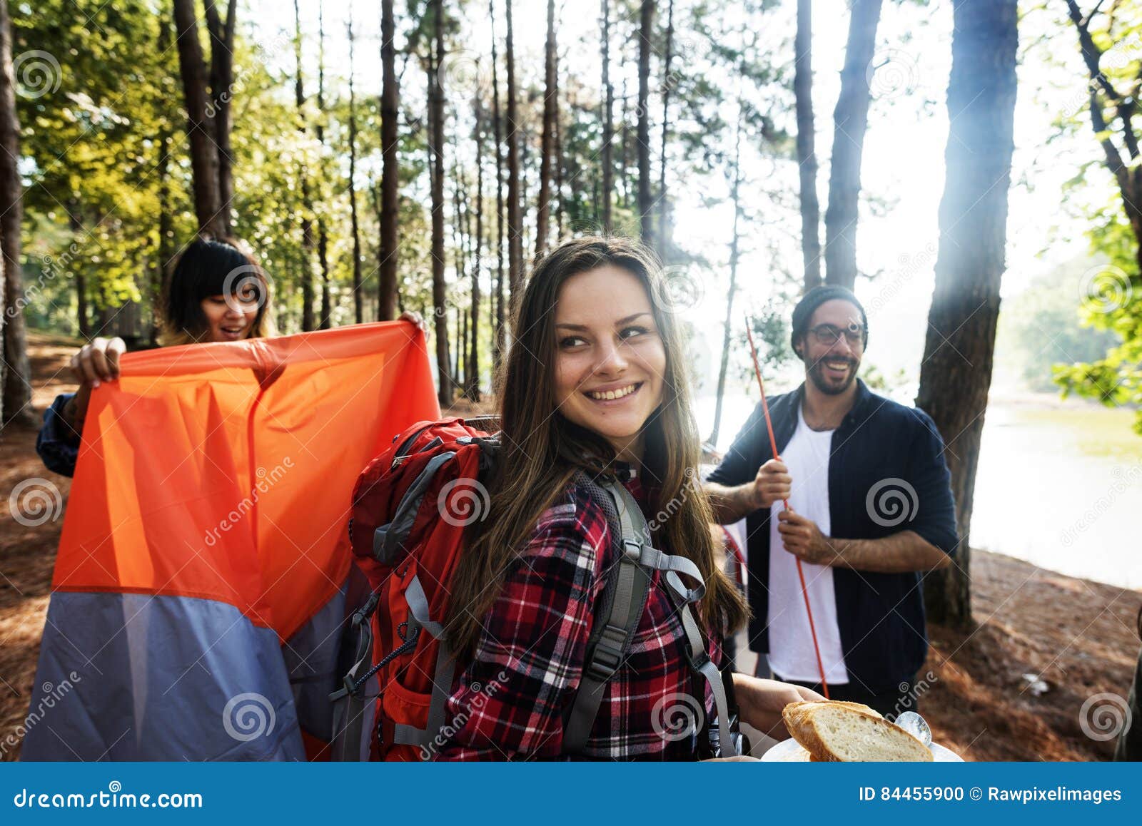 Friends Explore Nature Outdoors Concept Stock Photo - Image of travel ...