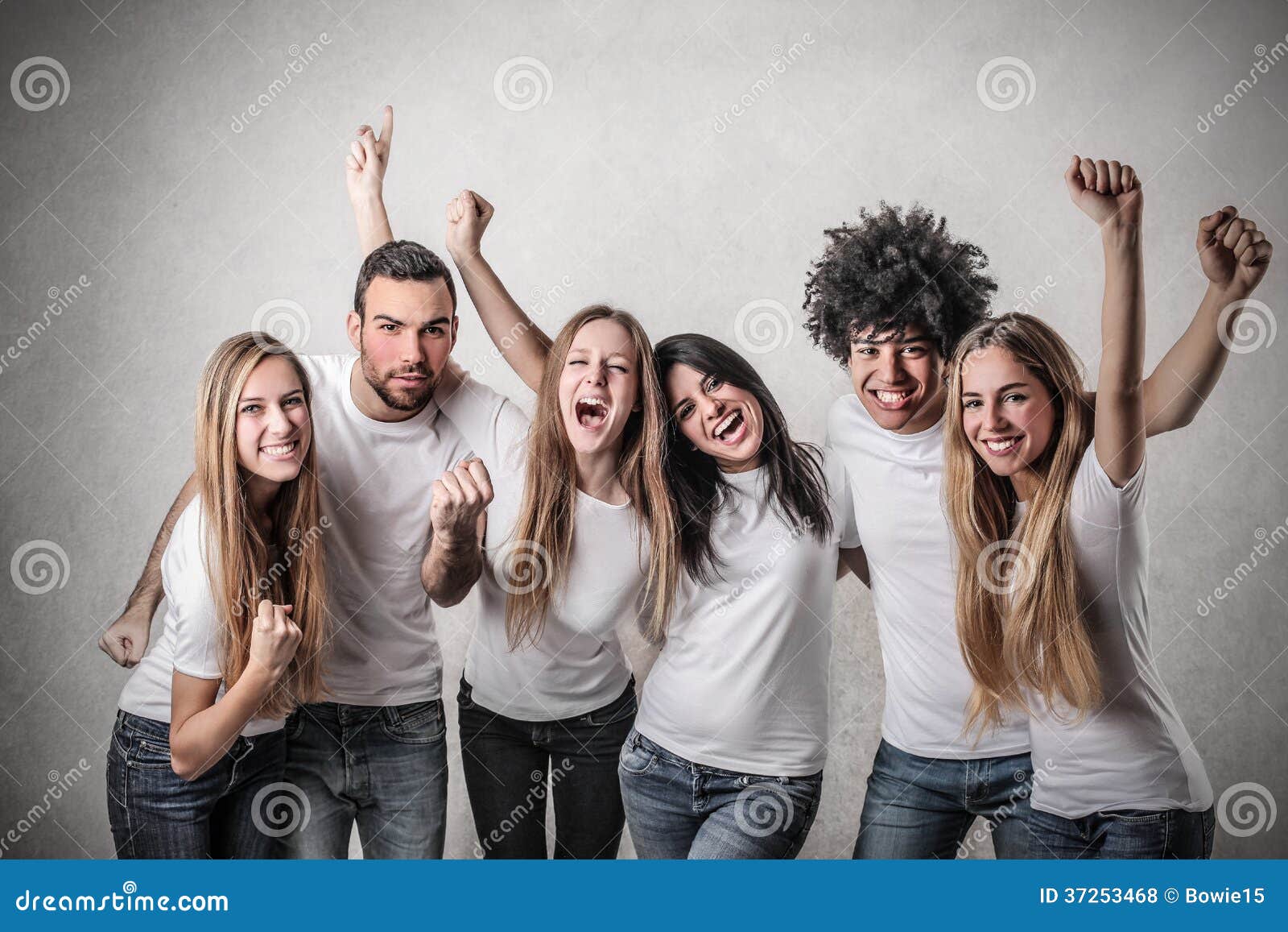 Friends exulting stock photo. Image of blonde, friend - 37253468