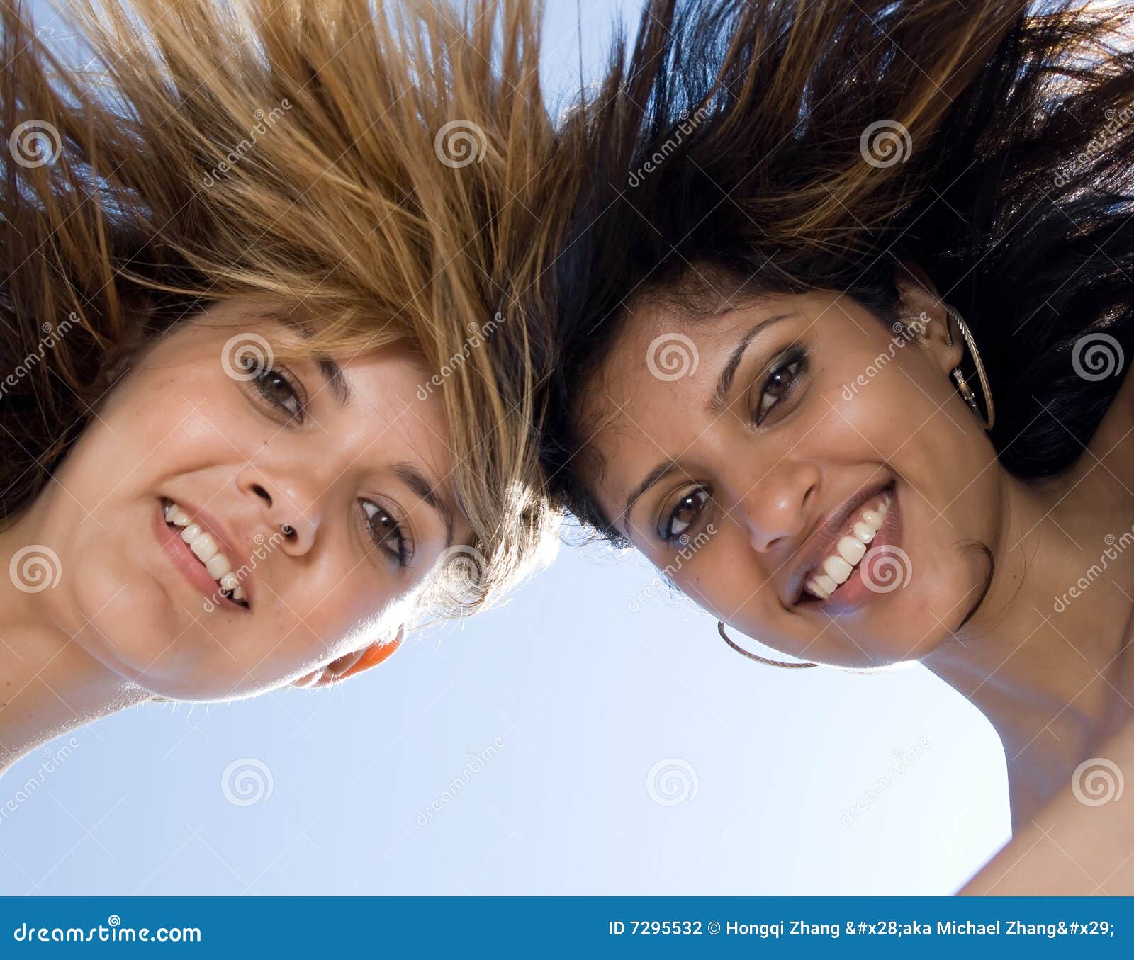 Friends face closeup stock photo. Image of beach, friends - 7295532