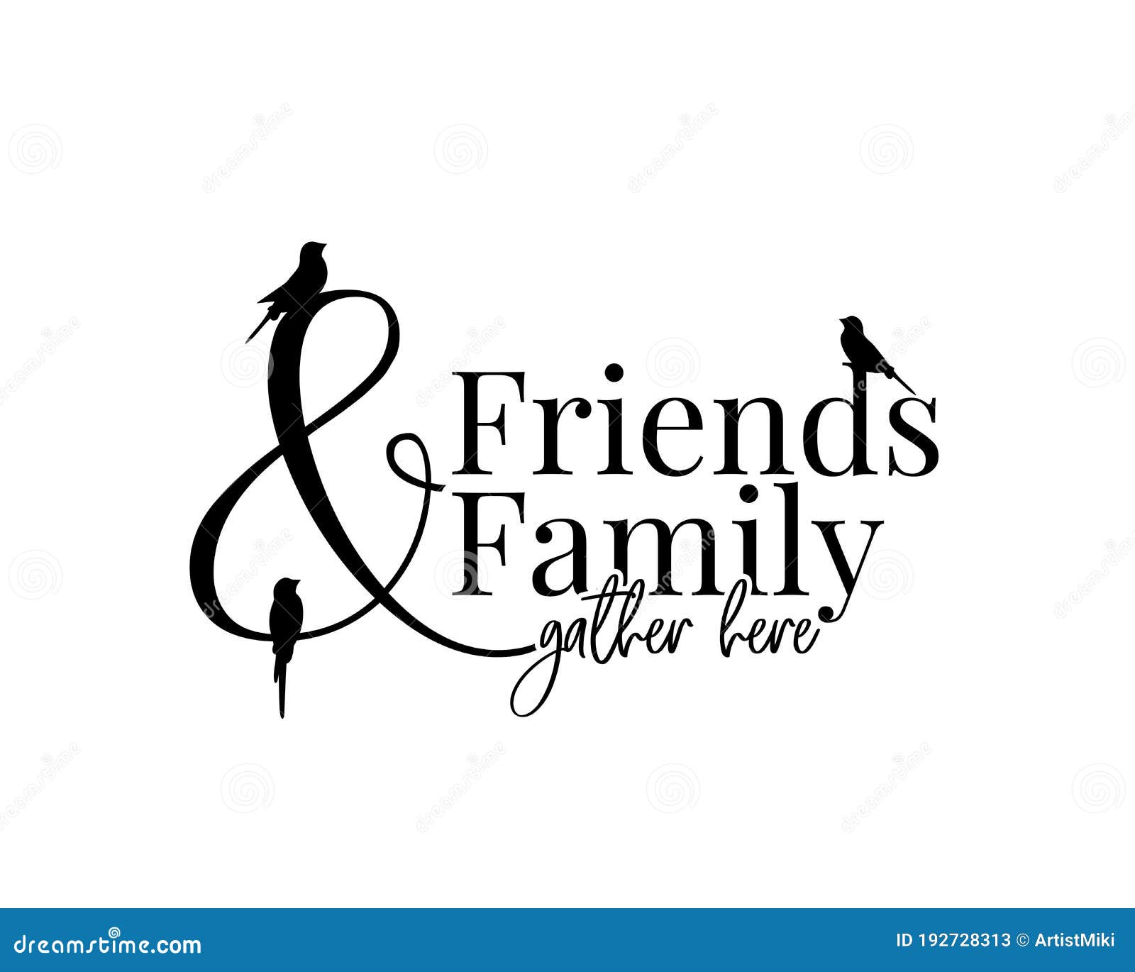 Gather. Lettering. Calligraphy Vector Illustration. Modern Calligraphy ...