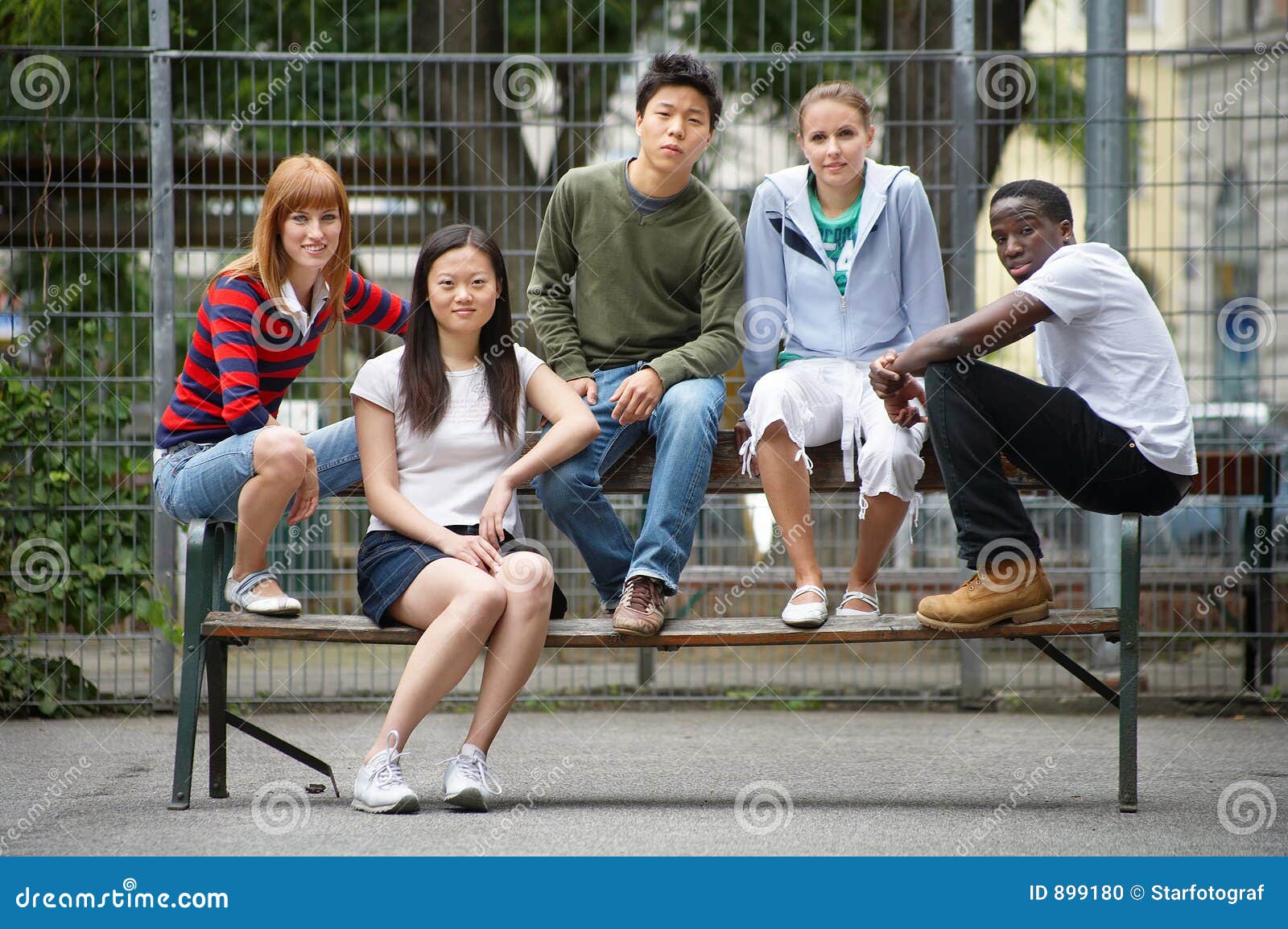 Friends Forever - Mutual Assistance for Young Neighbours Stock Photo ...