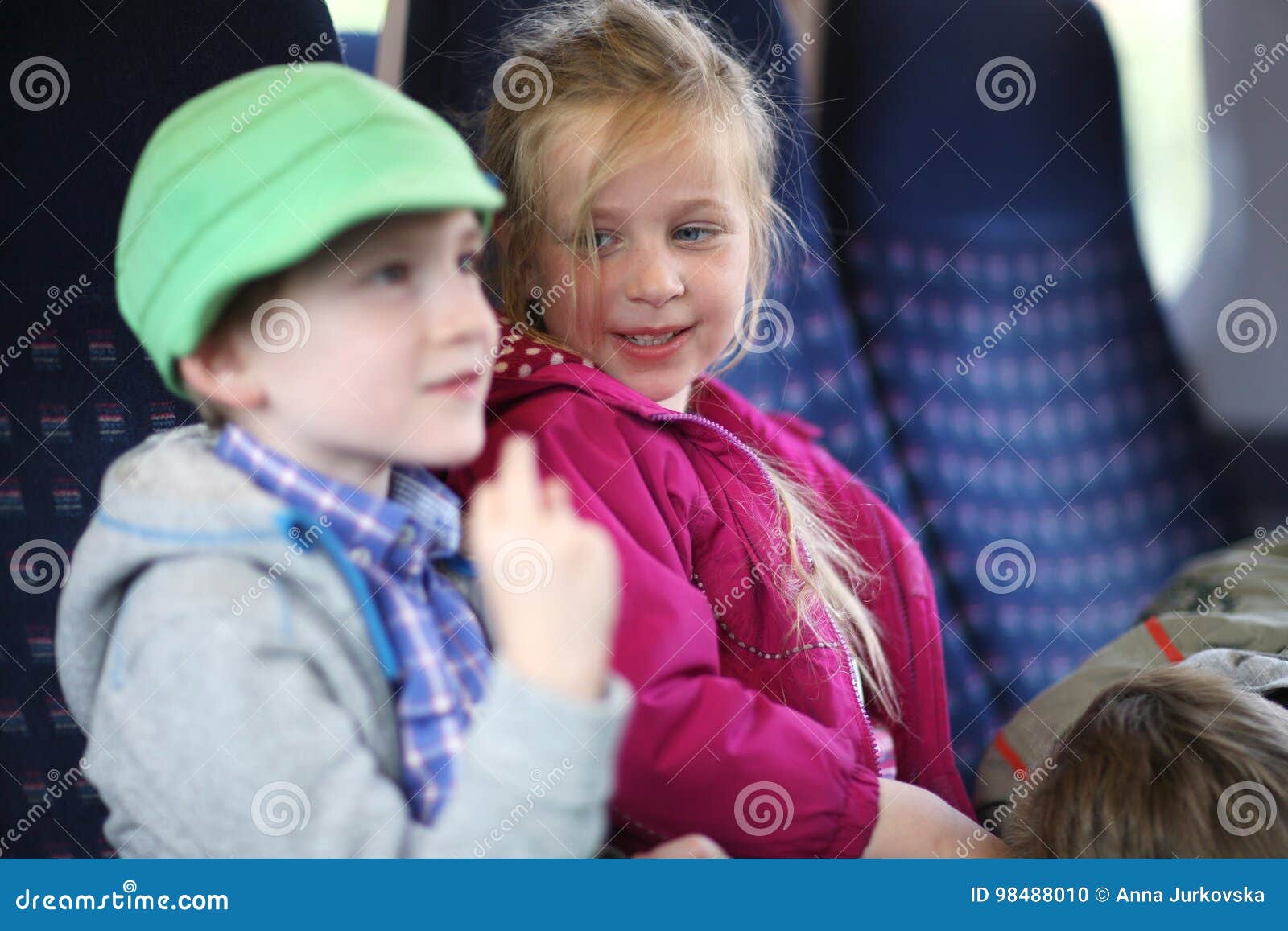 Friends go on the train stock photo. Image of transport - 98488010