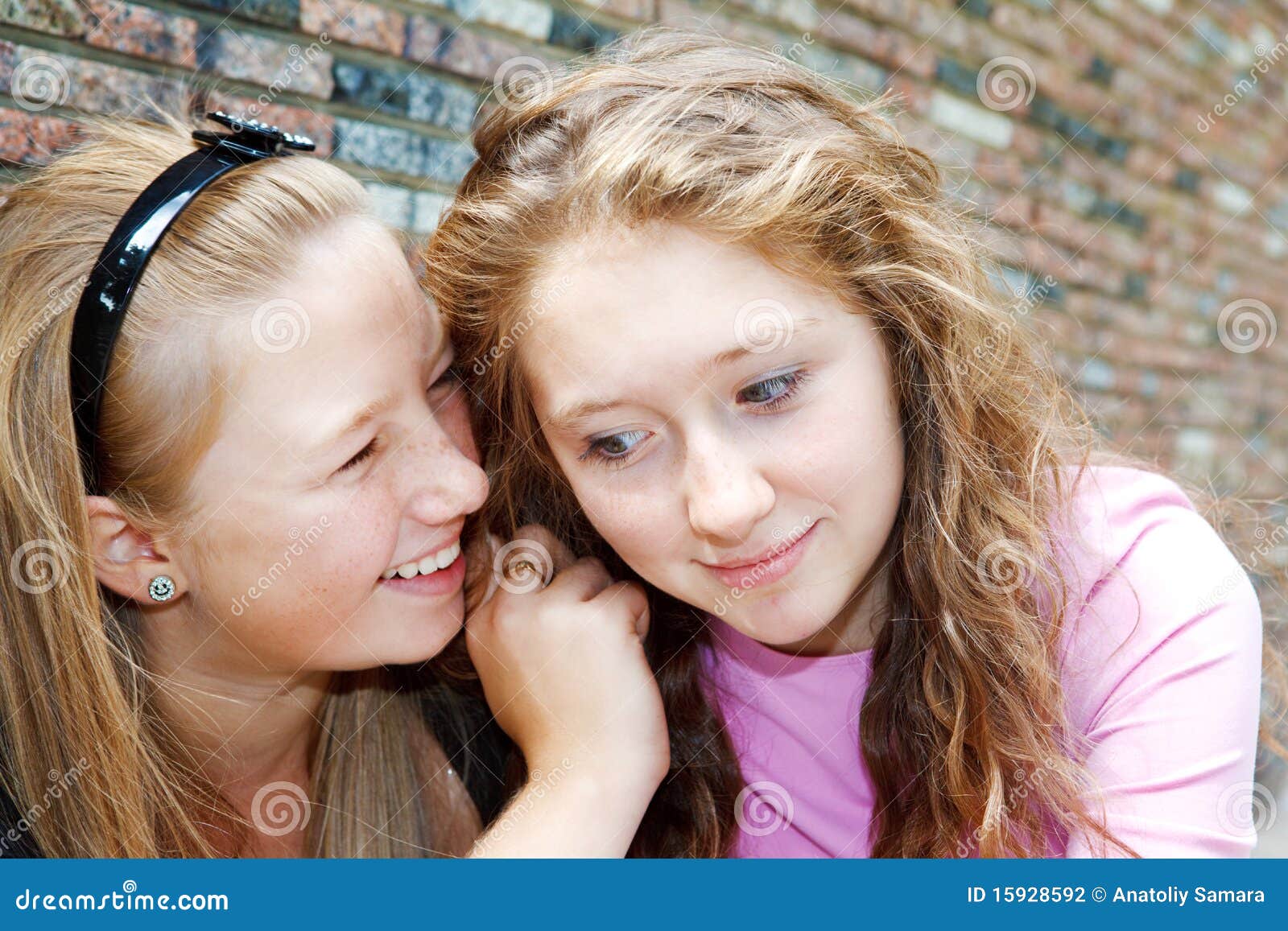 Friends gossiping stock photo. Image of girl, friendship - 15928592