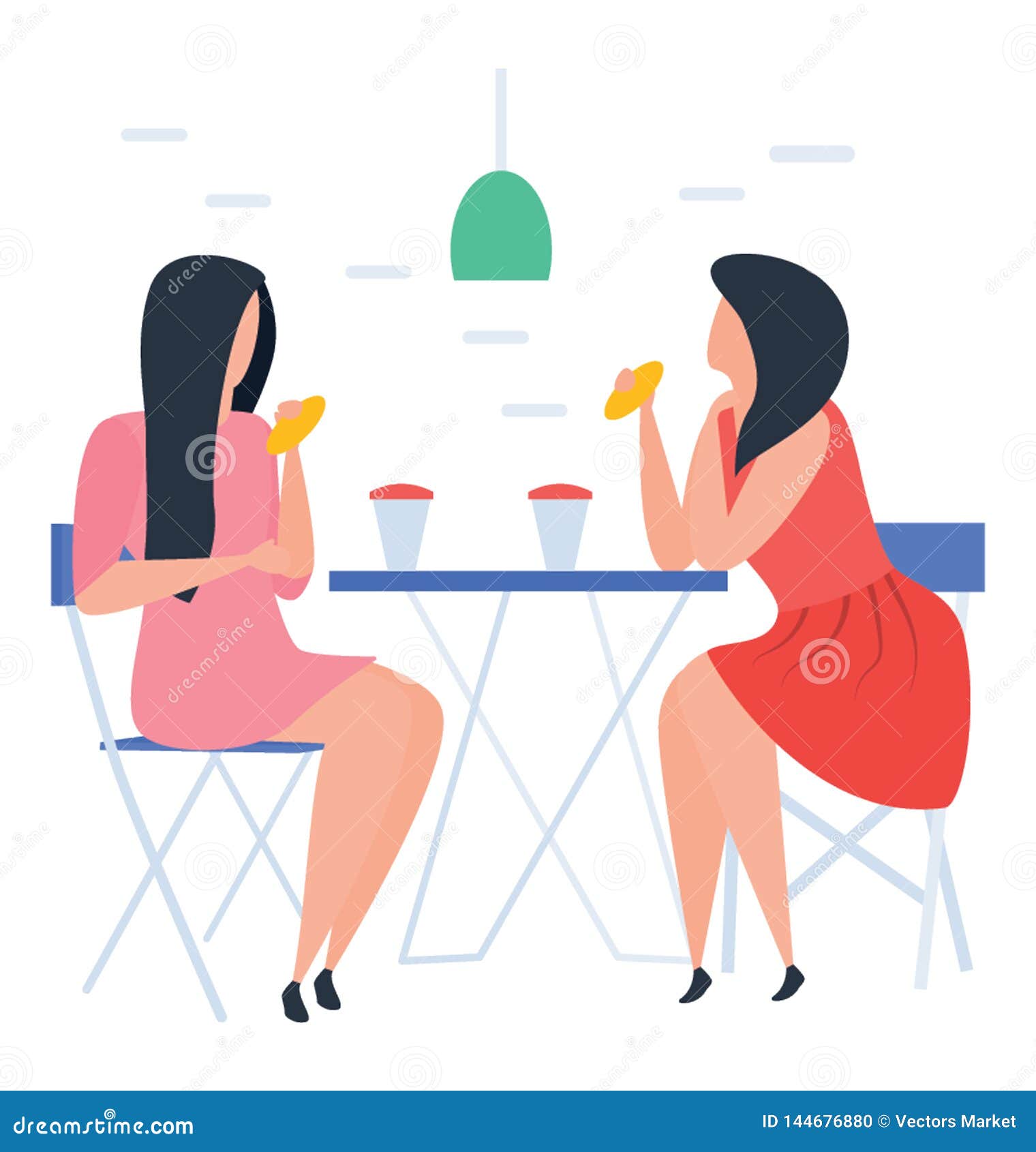 Friends Gossips stock photo. Illustration of meetings - 144676880