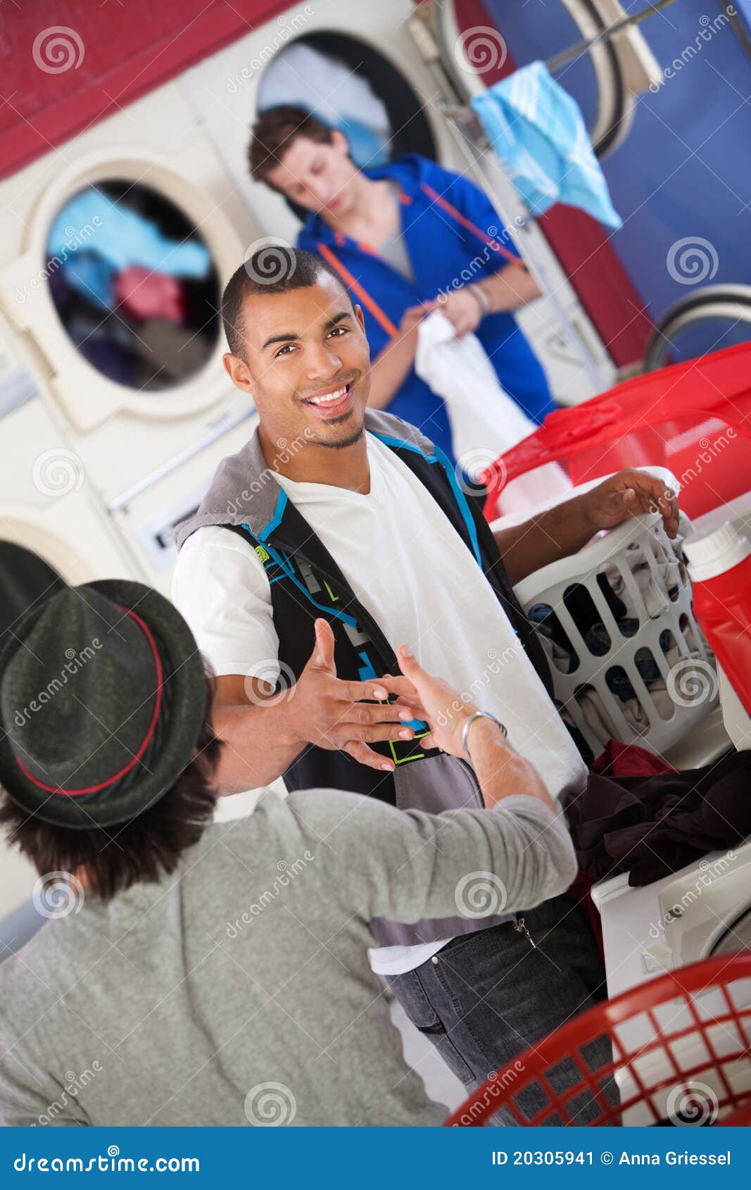 Friends Greeting Each Other Stock Image - Image of grin, handsome: 20305941
