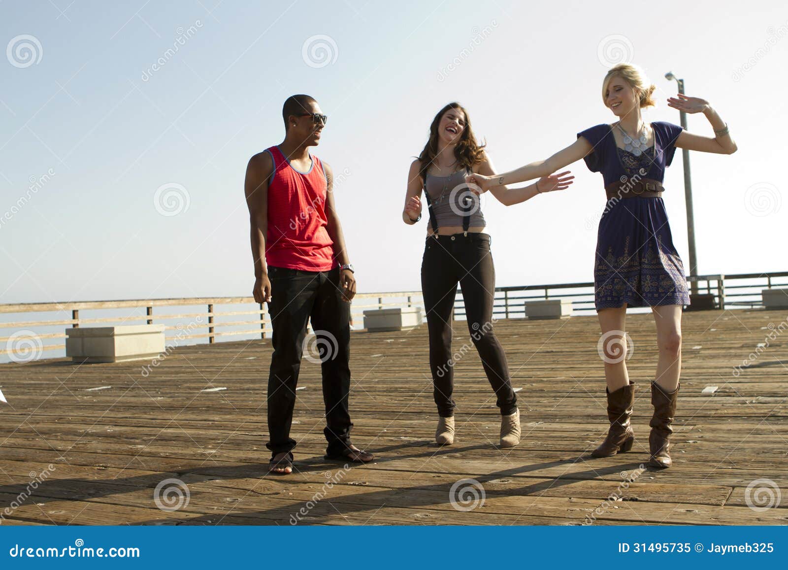 Friends Hanging Out stock image. Image of female, blonde - 31495735