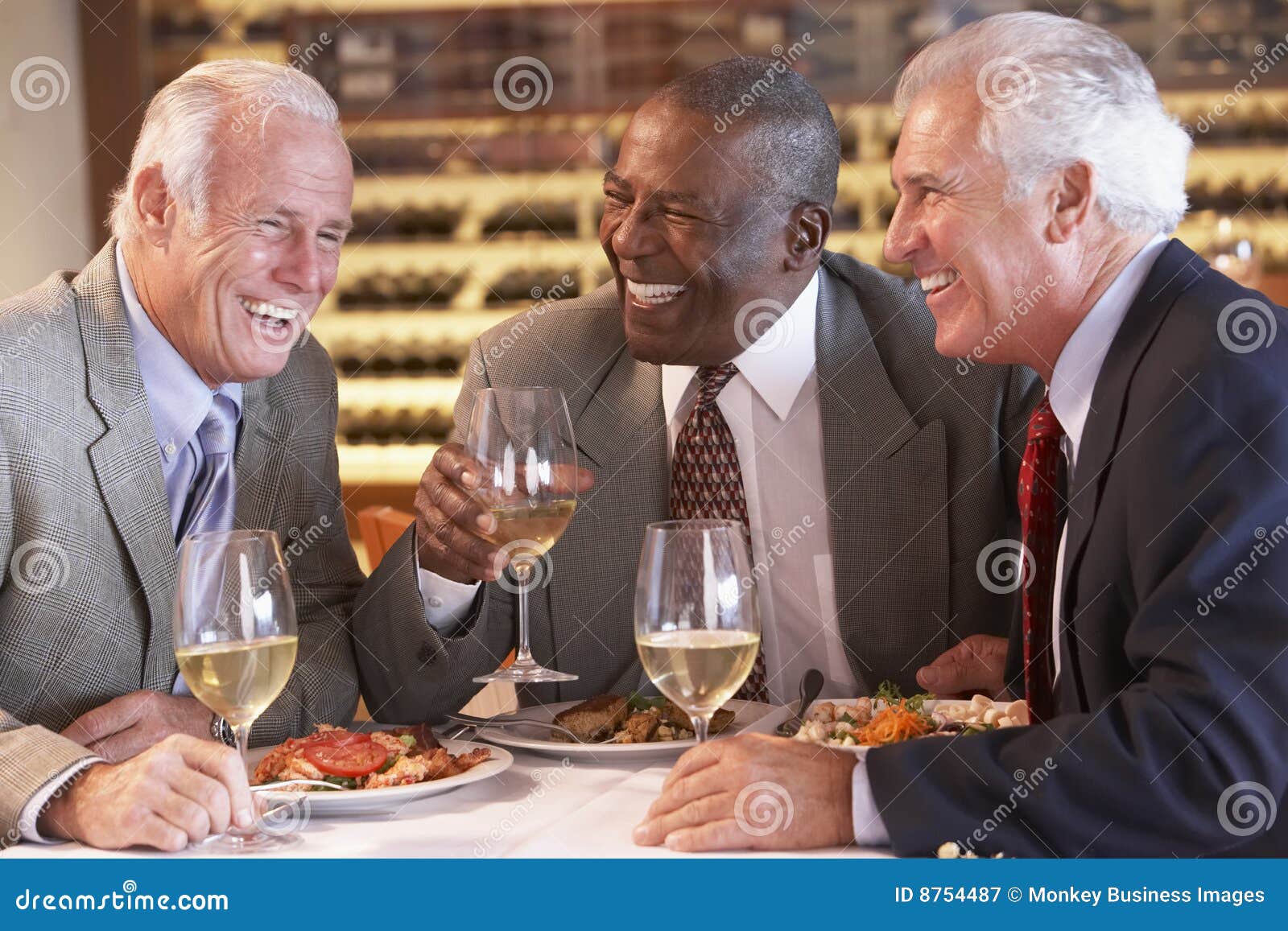 Friends Having Dinner Together at a Restaurant Stock Image - Image of ...