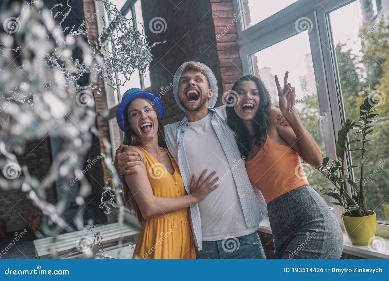 Friends Having a Good Time at the Party Stock Photo - Image of ...
