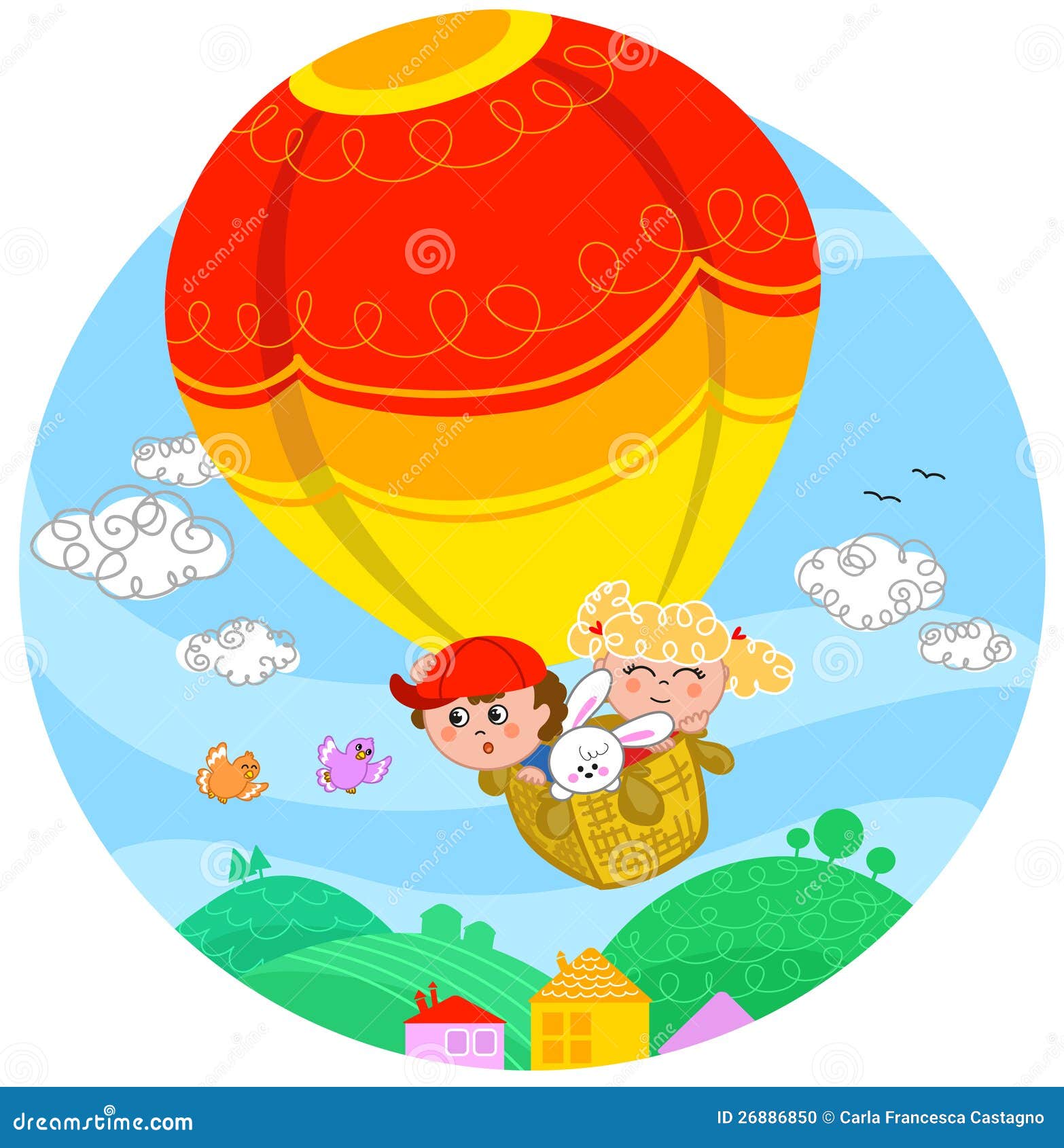 Balloon Cute Animal Friends Stock Illustrations – 526 Balloon Cute ...