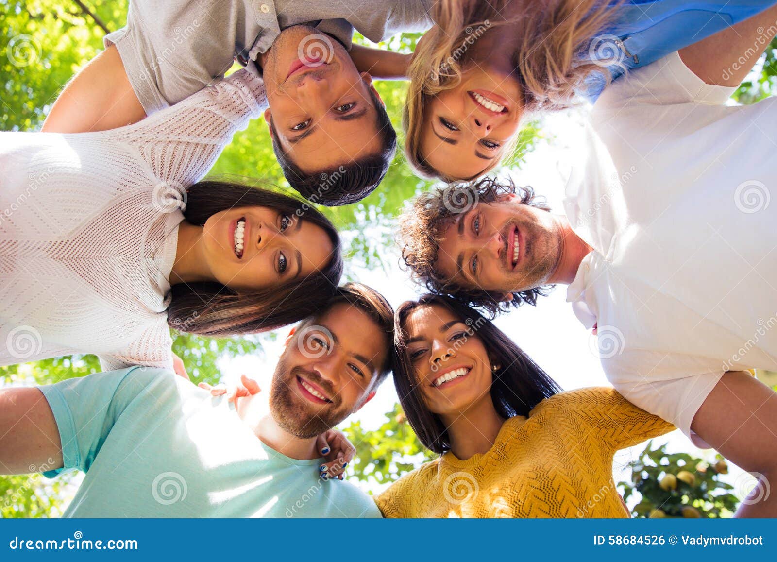 Friends Hugging Together at the Park Stock Photo - Image of hugging ...