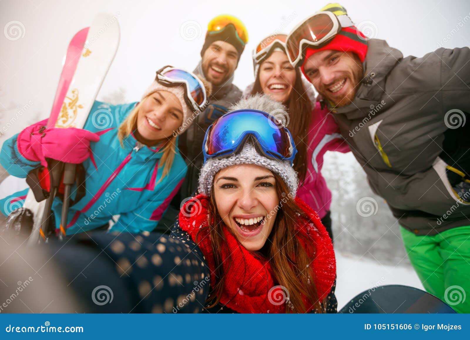 532 Skiing Friends Fun Slope Stock Photos - Free & Royalty-Free Stock ...