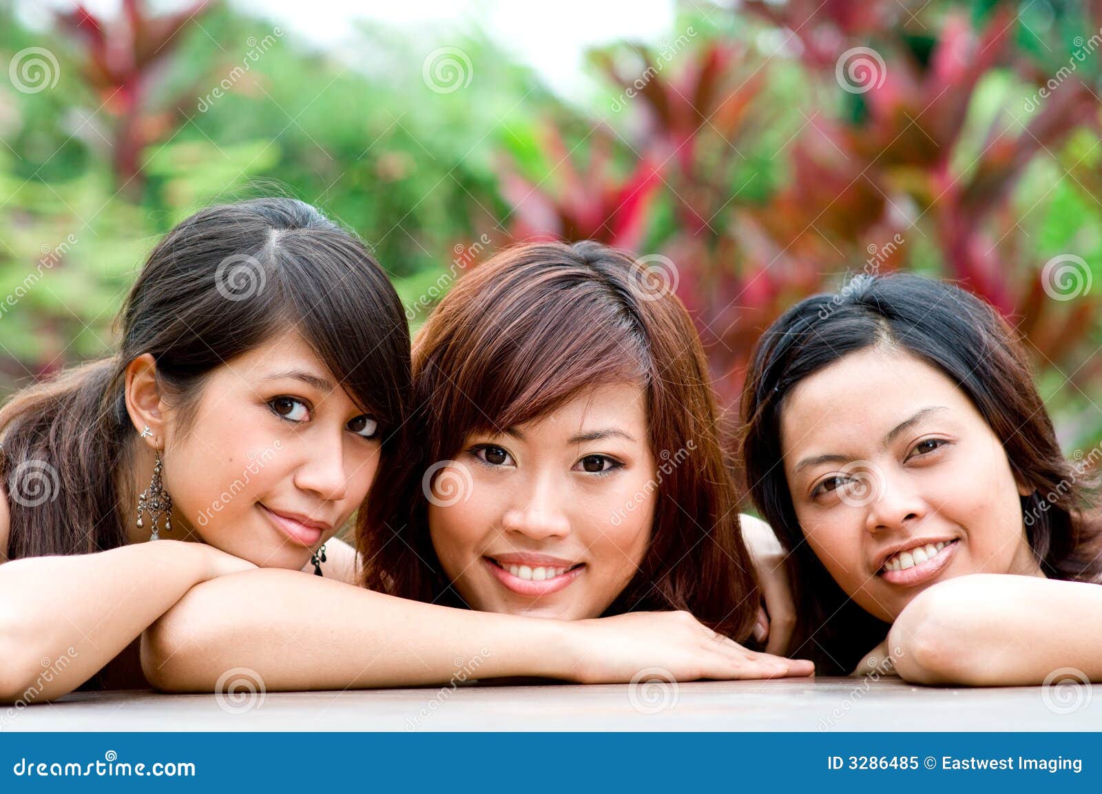 Friends outside stock image. Image of happy, friends, female - 3286485