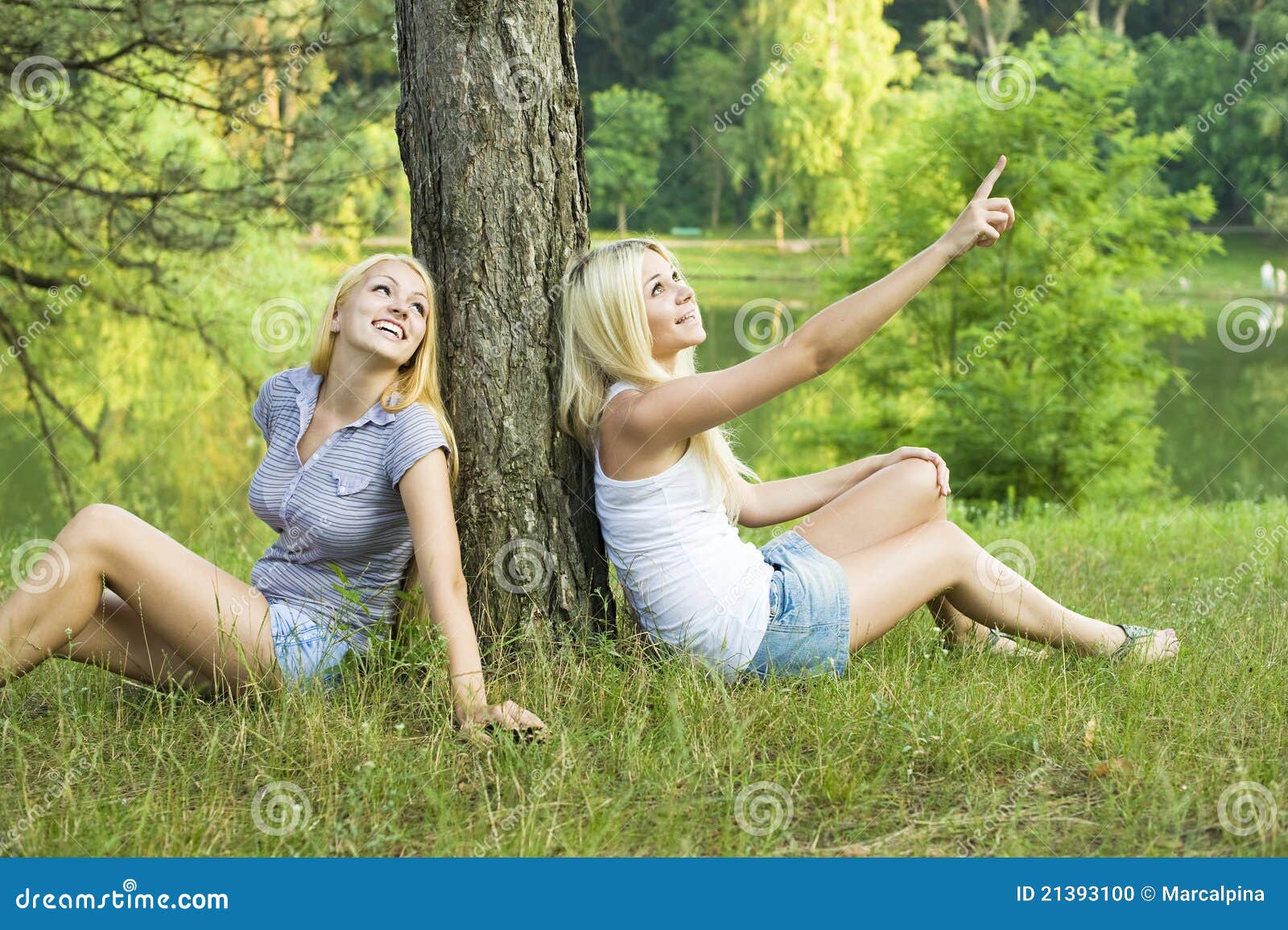 Friends in the park stock photo. Image of close, girlfriend - 21393100
