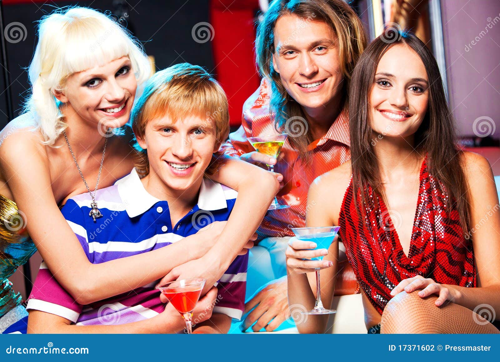 Friends at party stock photo. Image of delight, female - 17371602