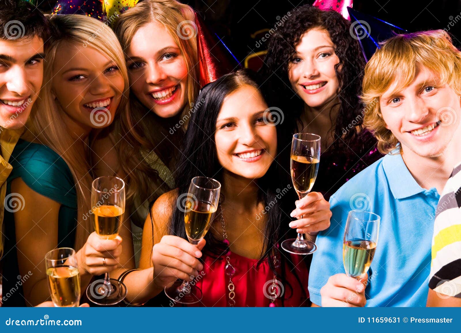 Friends partying stock image. Image of adult, holiday - 11659631