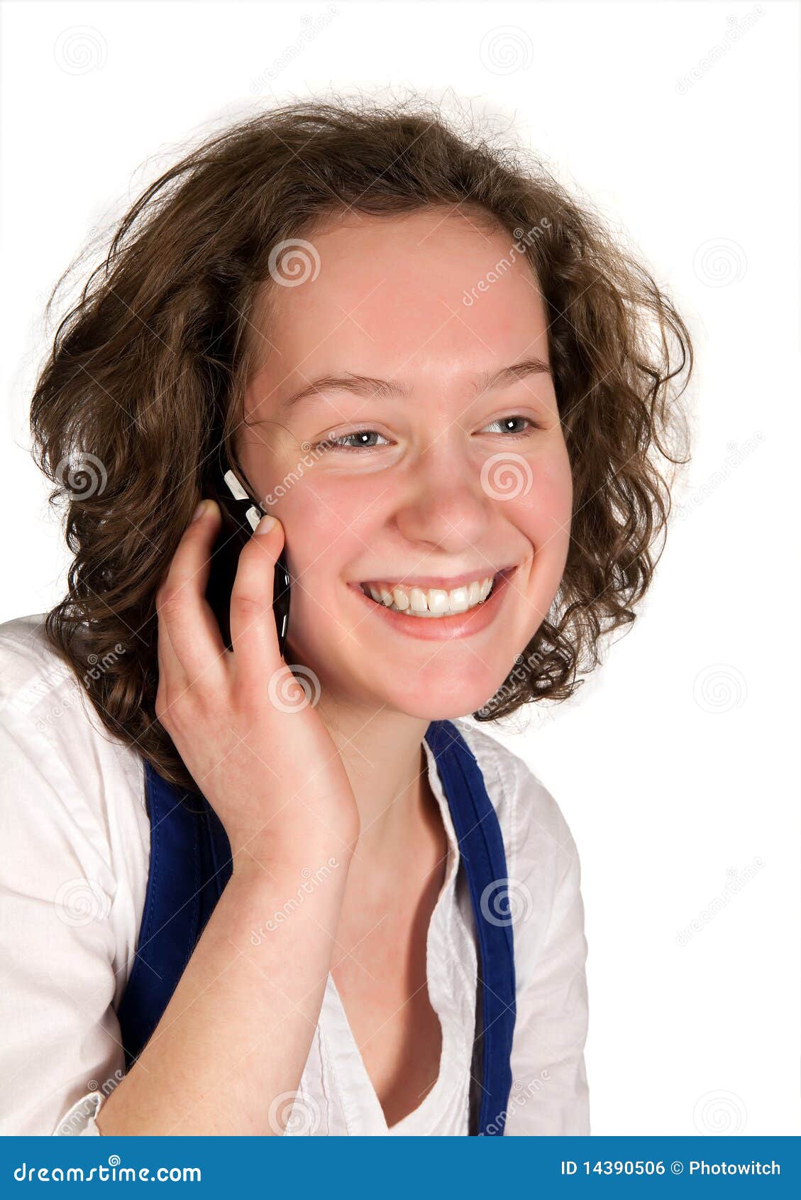 Friends on the phone stock photo. Image of smiling, laughing - 14390506