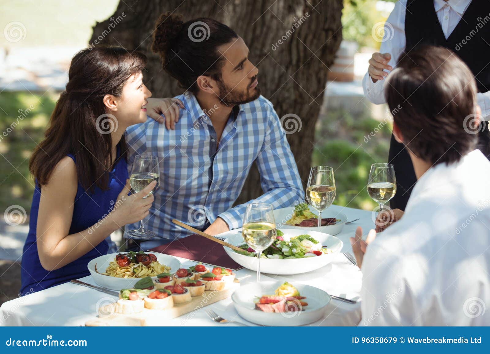 Friends Placing Order To Waiter Stock Image - Image of lunch, expertise ...