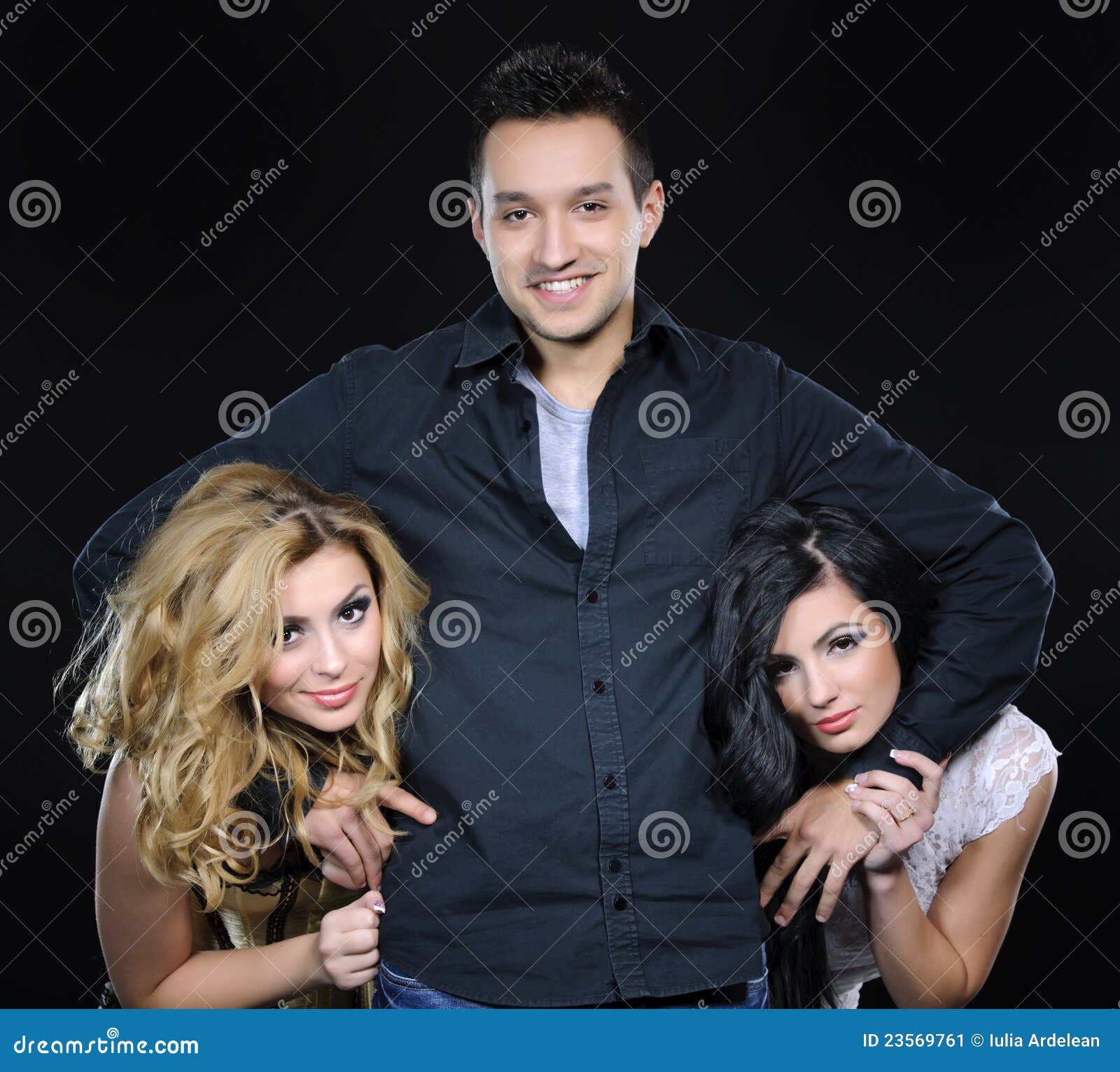 Friends posing stock image. Image of cool, person, friends - 23569761