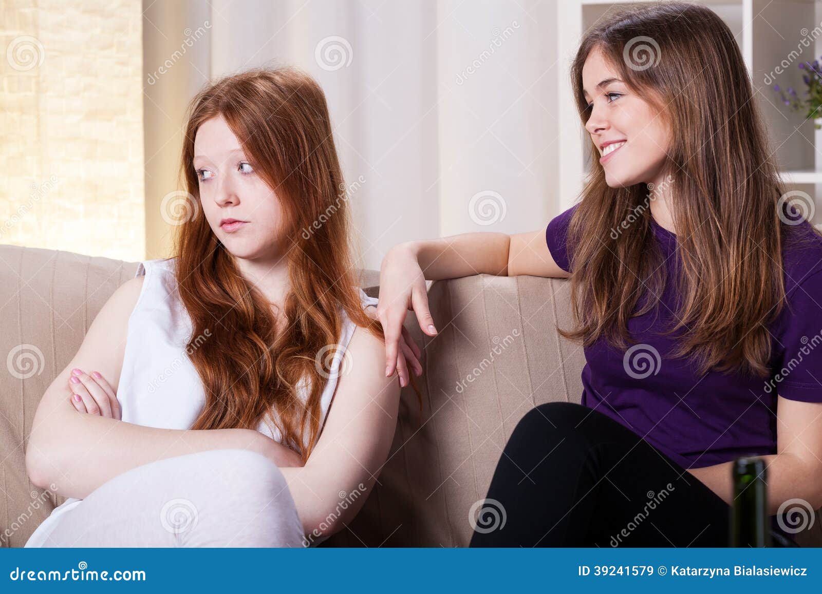 Friends quarrel stock image. Image of chat, sitting, friendship - 39241579