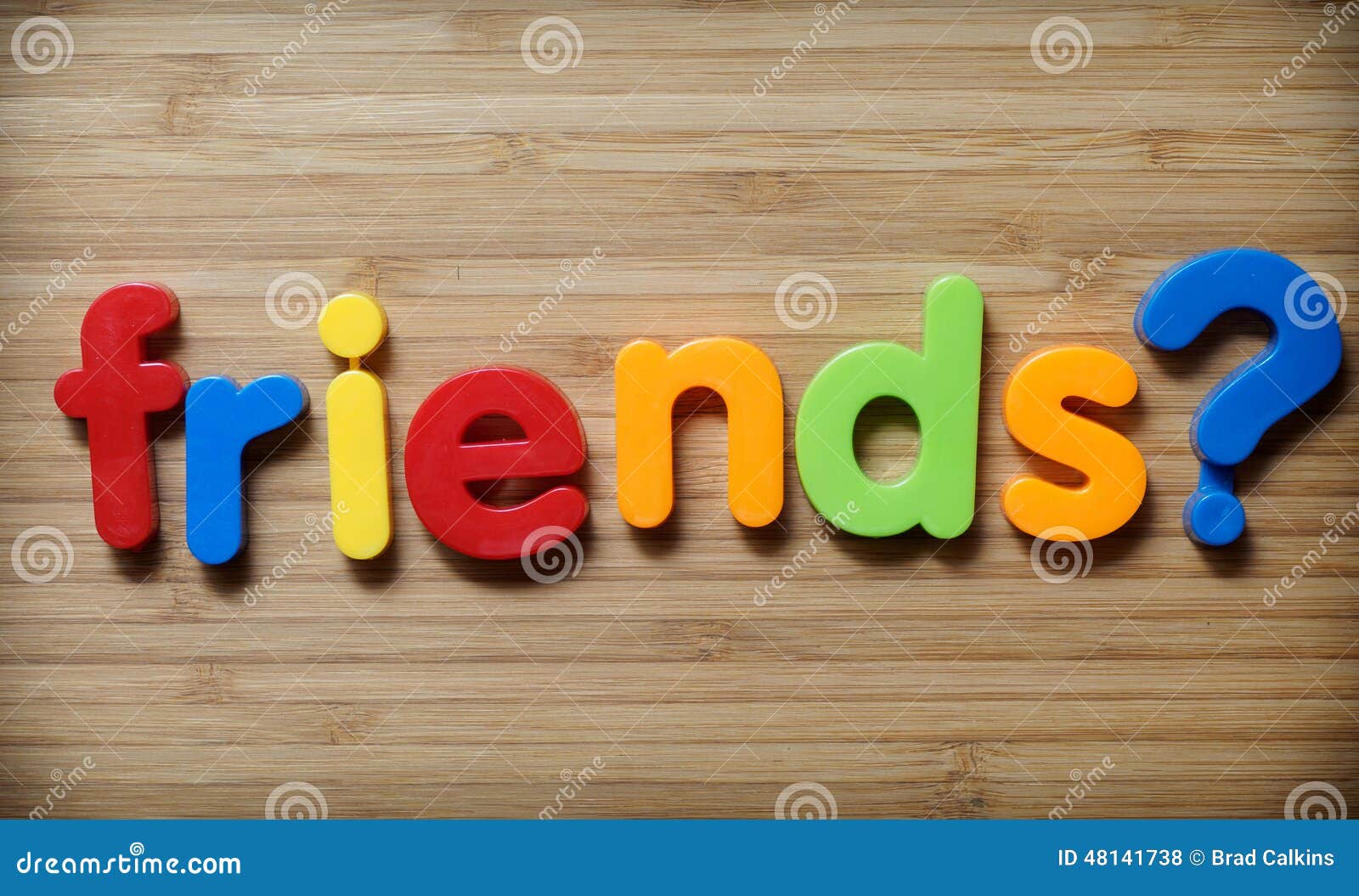 Friends question concept stock photo. Image of letters - 48141738