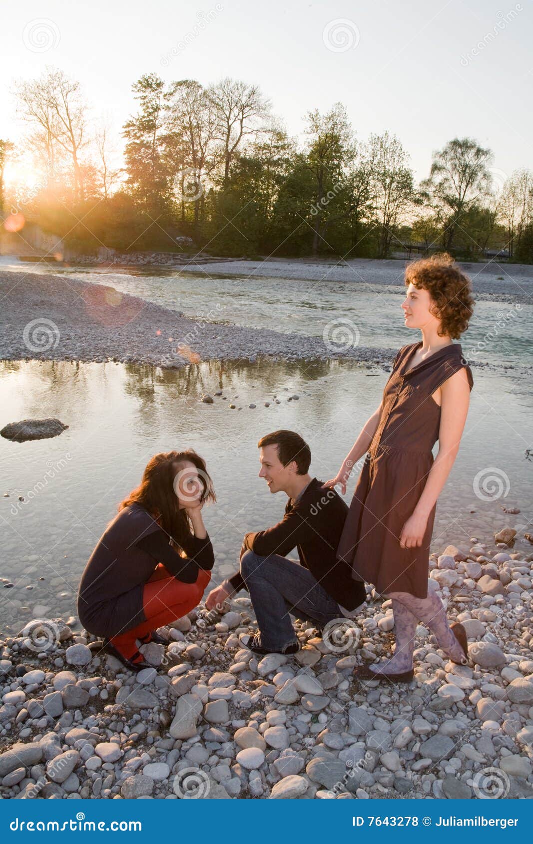 Friends - Relationships - Triangle Stock Photo - Image of dreaming ...