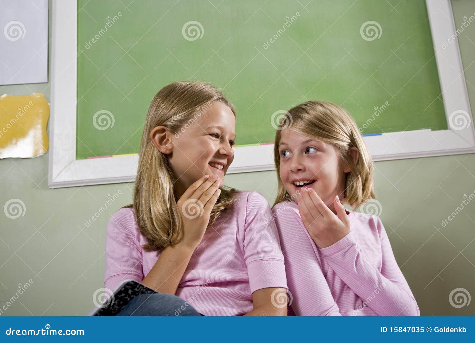 Friends in School Classroom Stock Image - Image of together, people ...