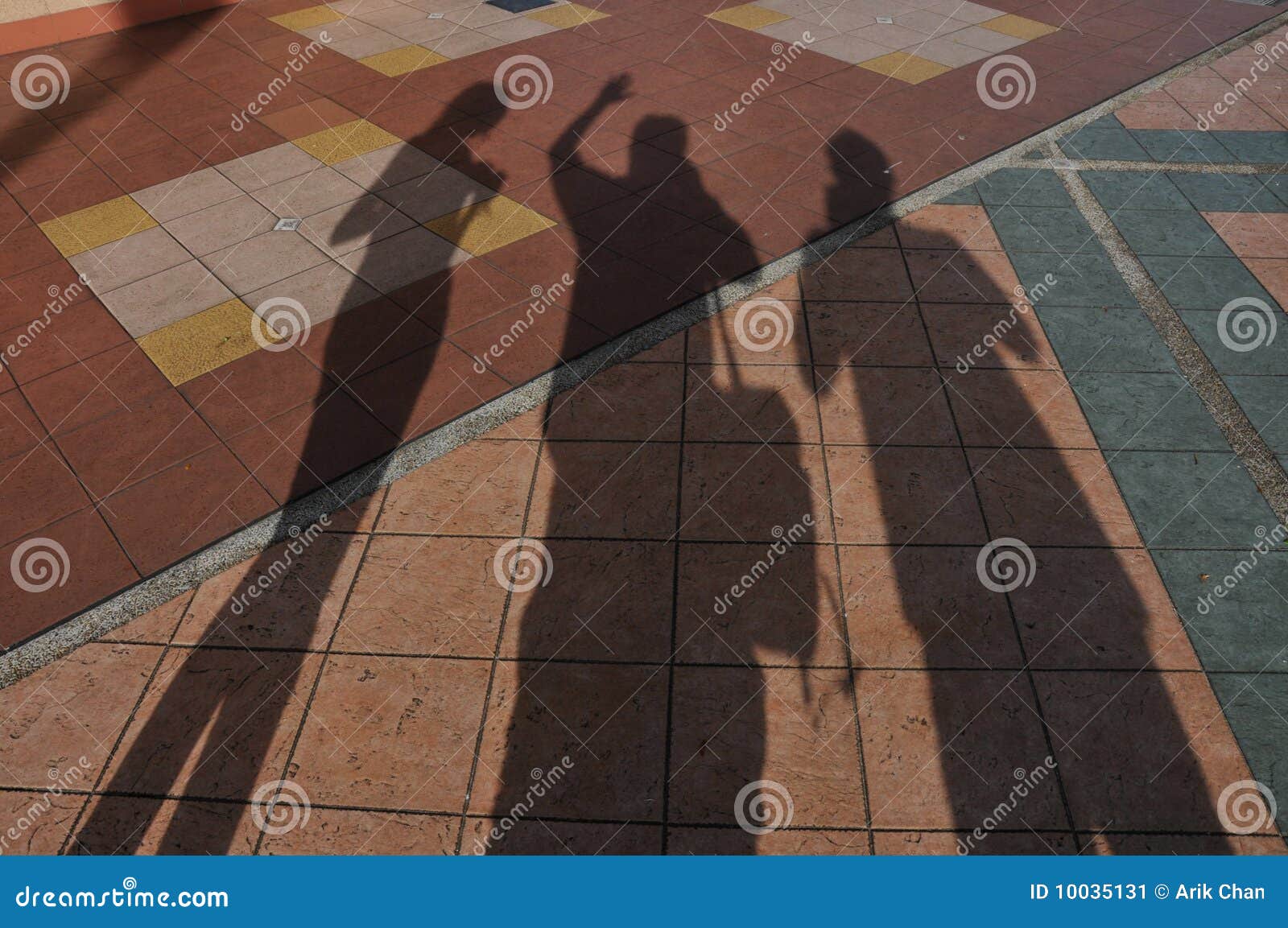 Friends shadows stock image. Image of friends, family - 10035131