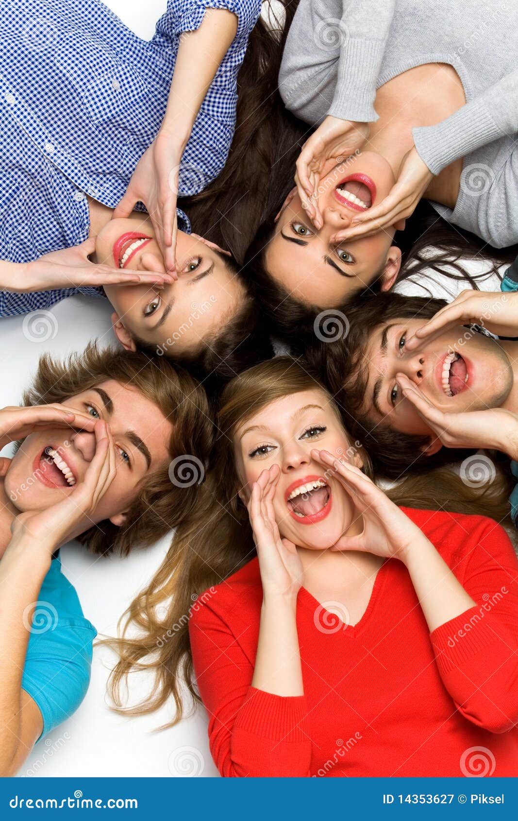 Friends shouting stock image. Image of boys, faces, attractive - 14353627