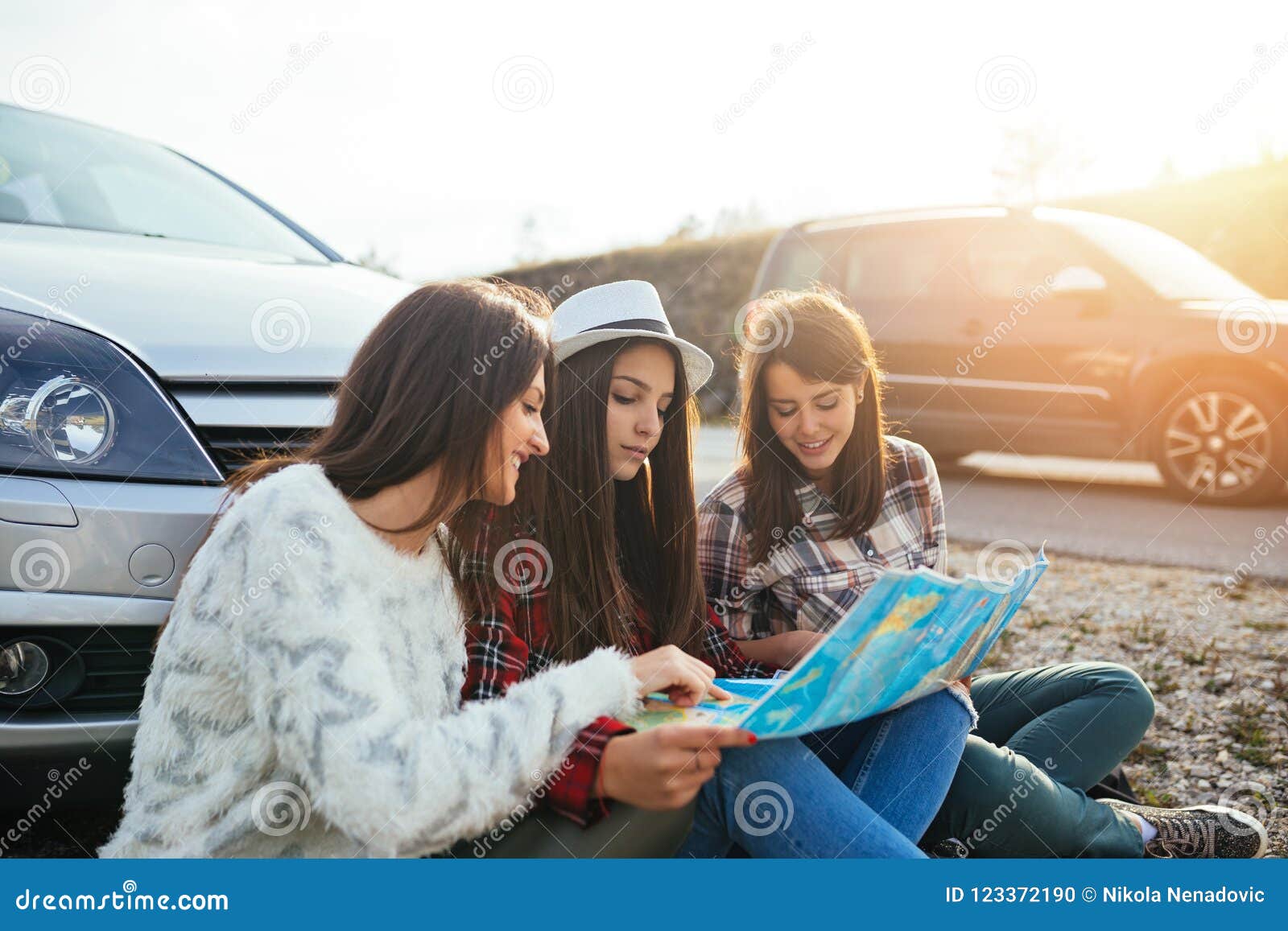 Group of Three Young Women Traveling Together Stock Photo - Image of ... Group of Three Young Women Traveling Together Stock Photo - Image of ...