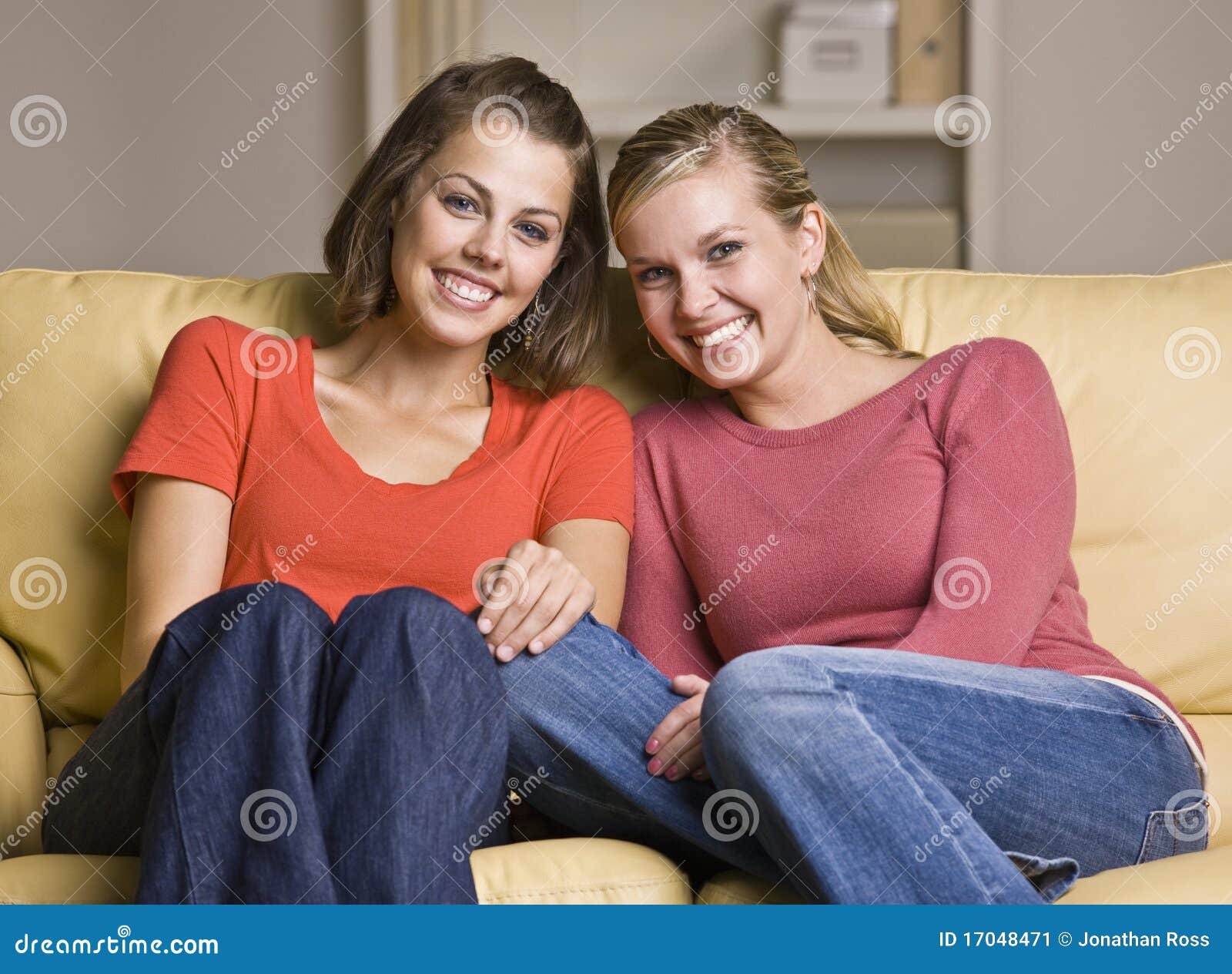 Friends Sitting Together on Sofa Stock Image - Image of sitting ... Friends Sitting Together on Sofa Stock Image - Image of sitting ...