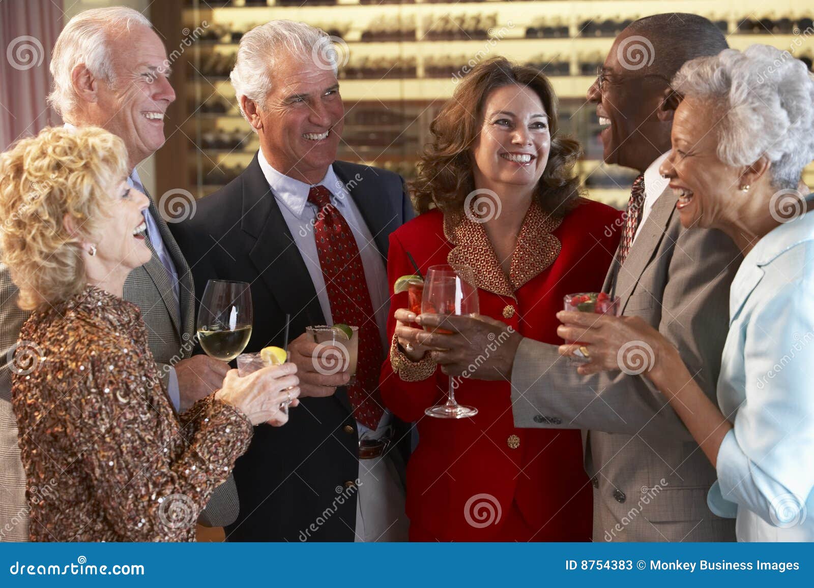 Friends Socializing at a Bar Stock Image - Image of horizontal, color ...