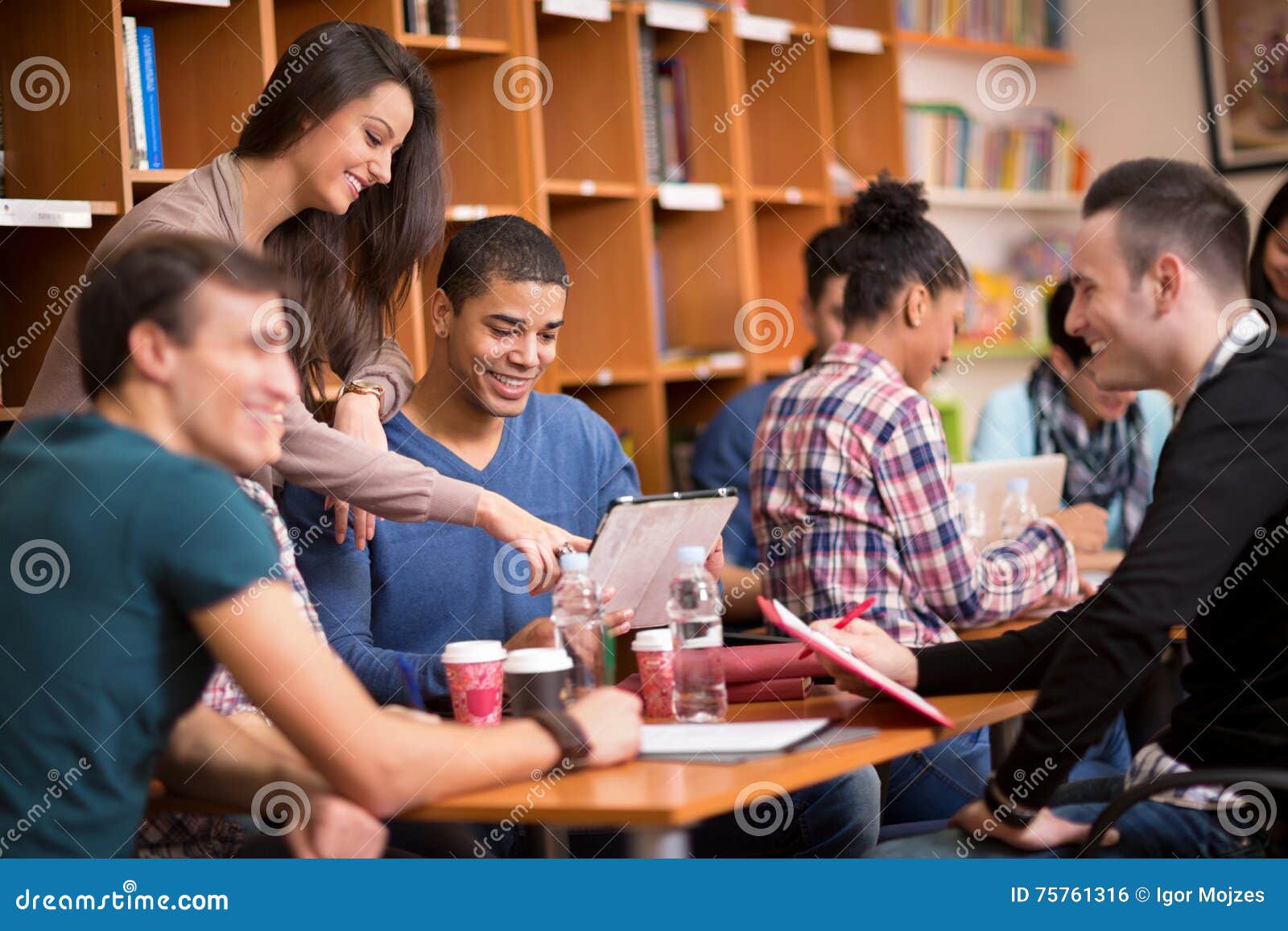 Friends Socializing and Having Fun Together Stock Photo - Image of race ...