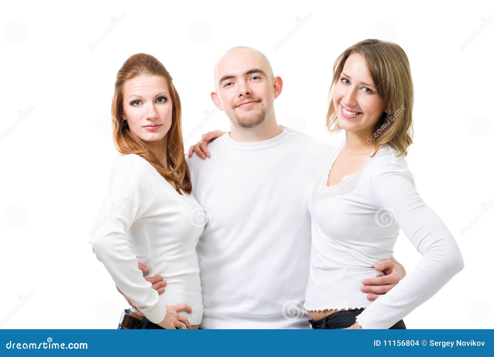 Friends standing together stock photo. Image of together - 11156804