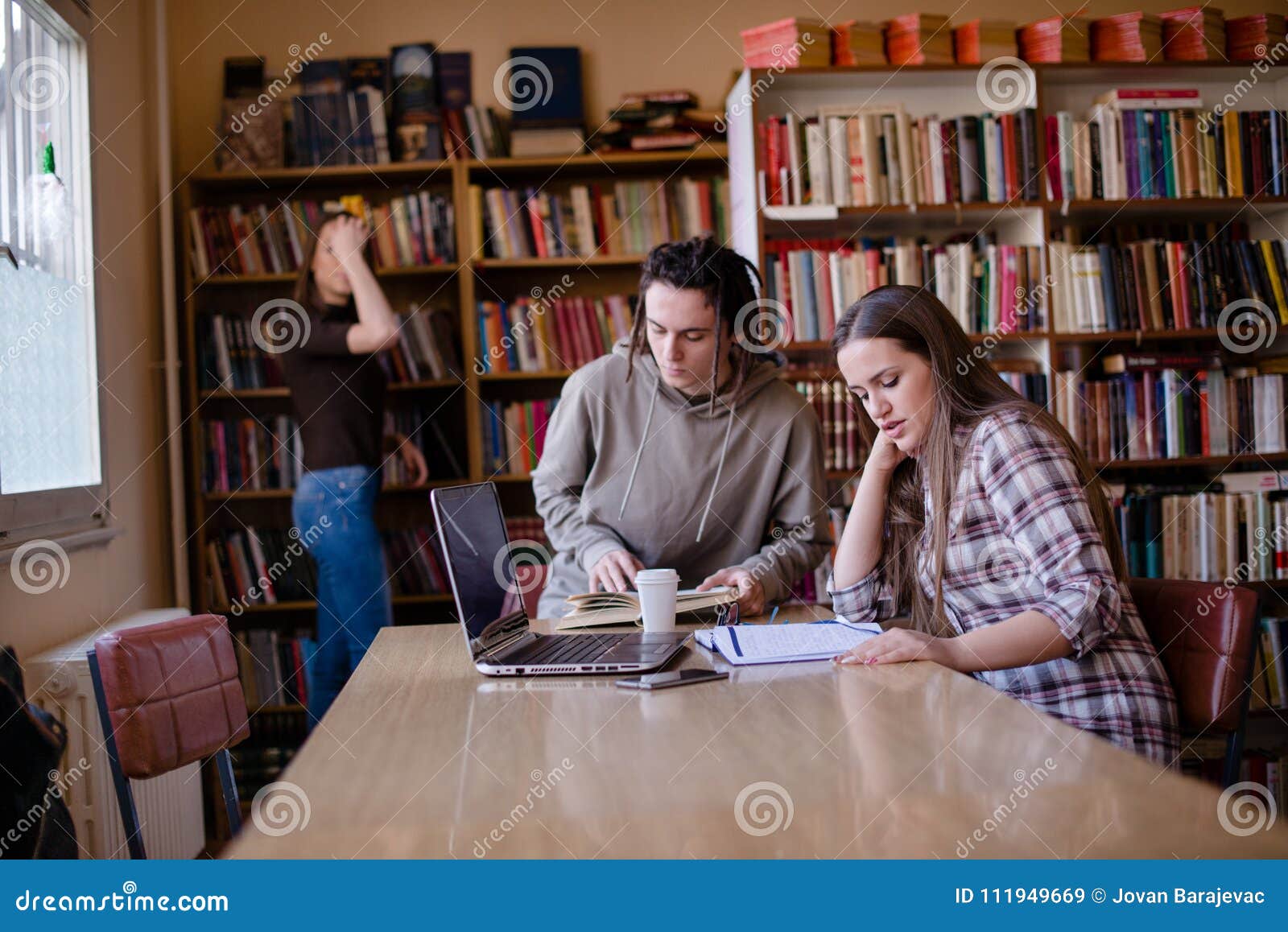 Study group in library stock image. Image of lifestyles - 111949669