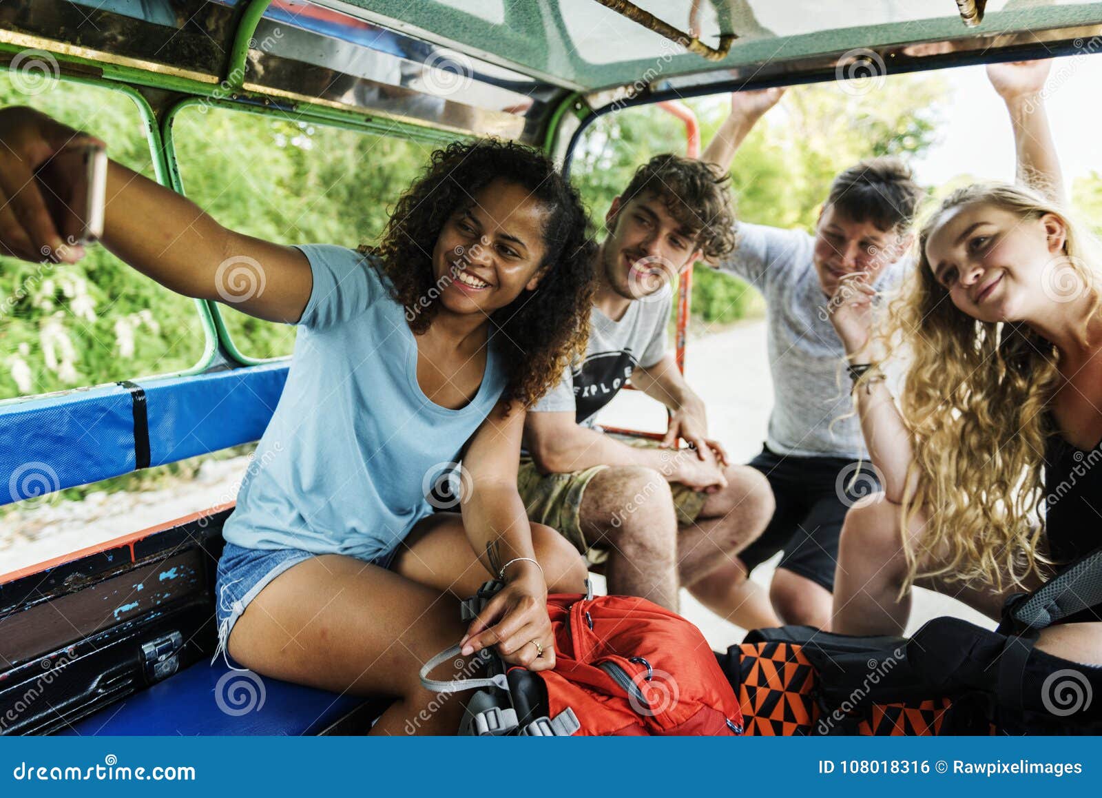 Friends Taking a Selfie Together Stock Photo - Image of explore, selfie ...